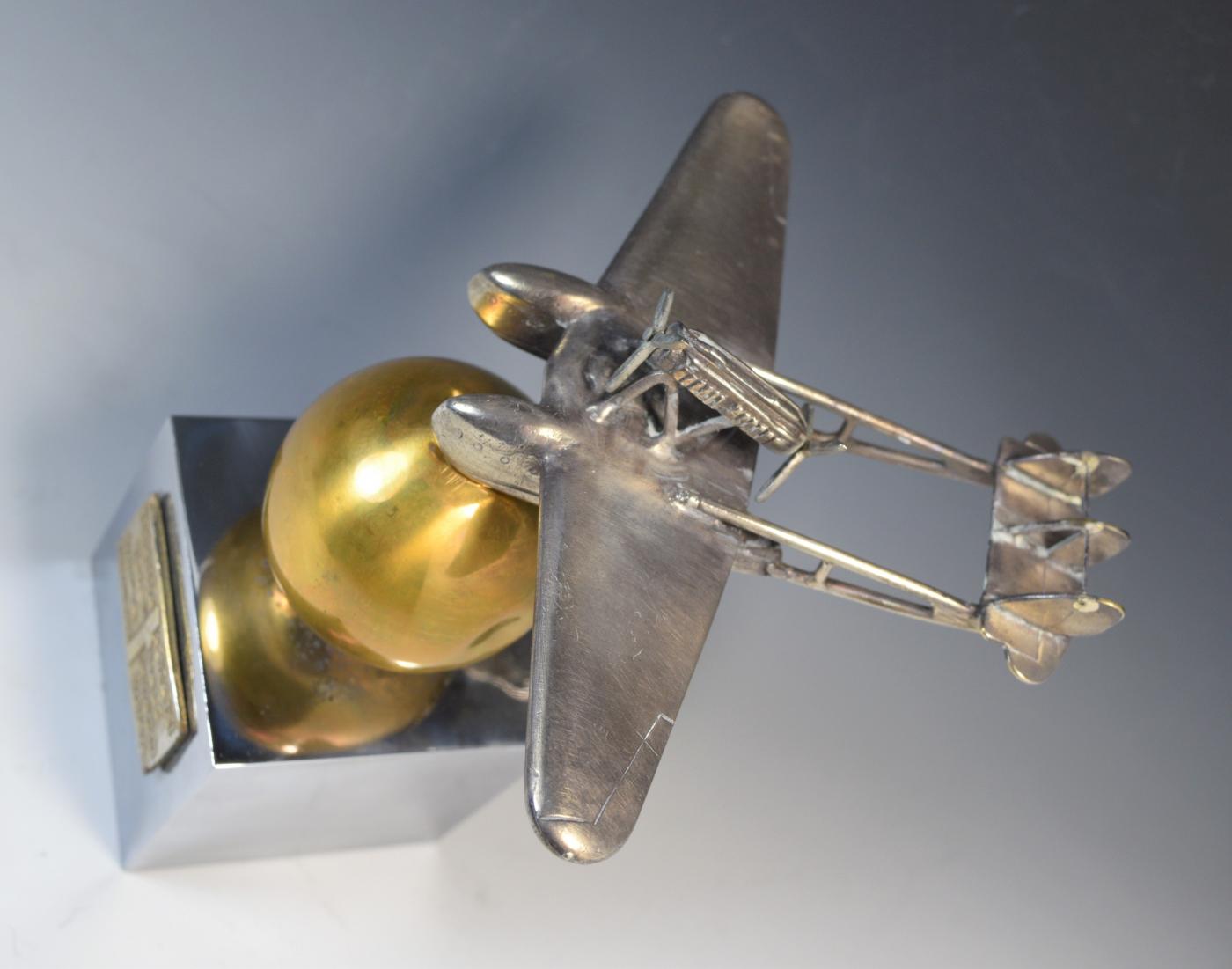 Airplane Trophy 1933 Century of Progress World's Fair Italy