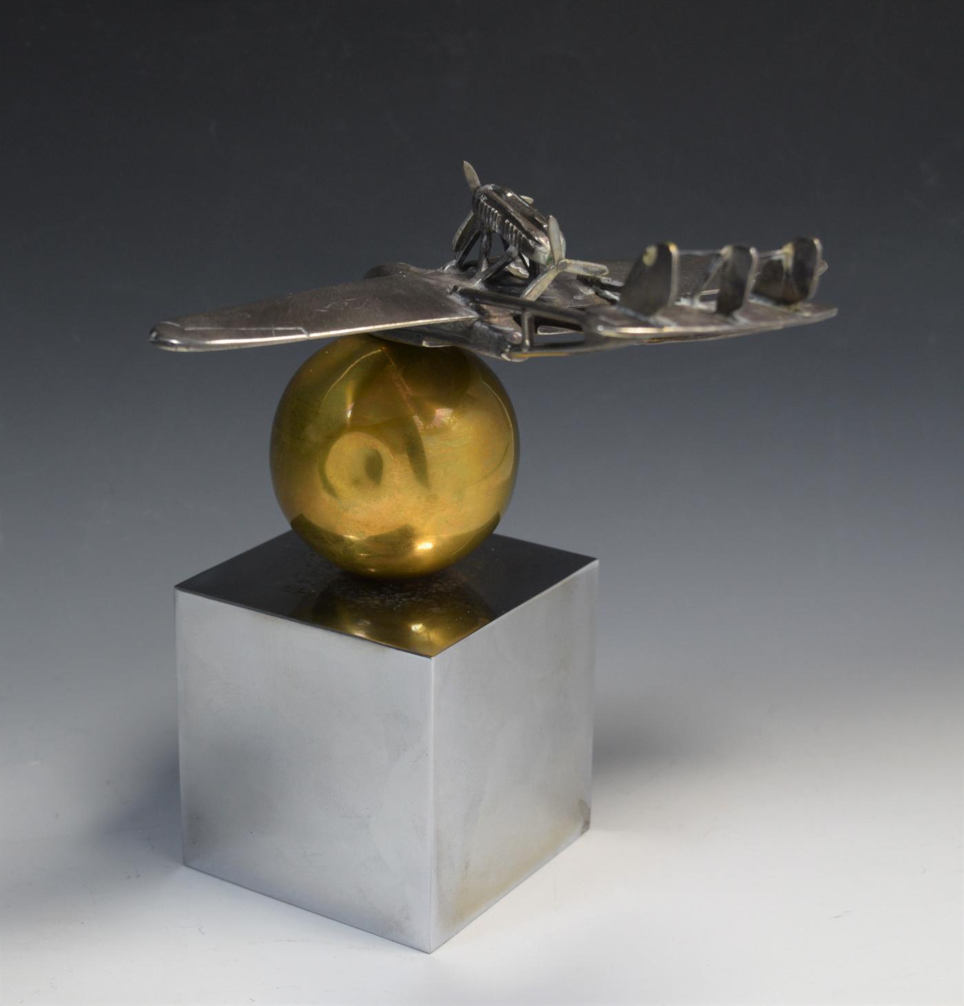 Airplane Trophy 1933 Century of Progress World's Fair Italy