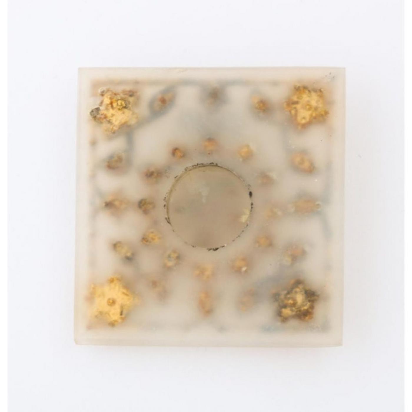 Al Thani Collection, a Mughal Indian Square White Jade Inkwell Cover ...