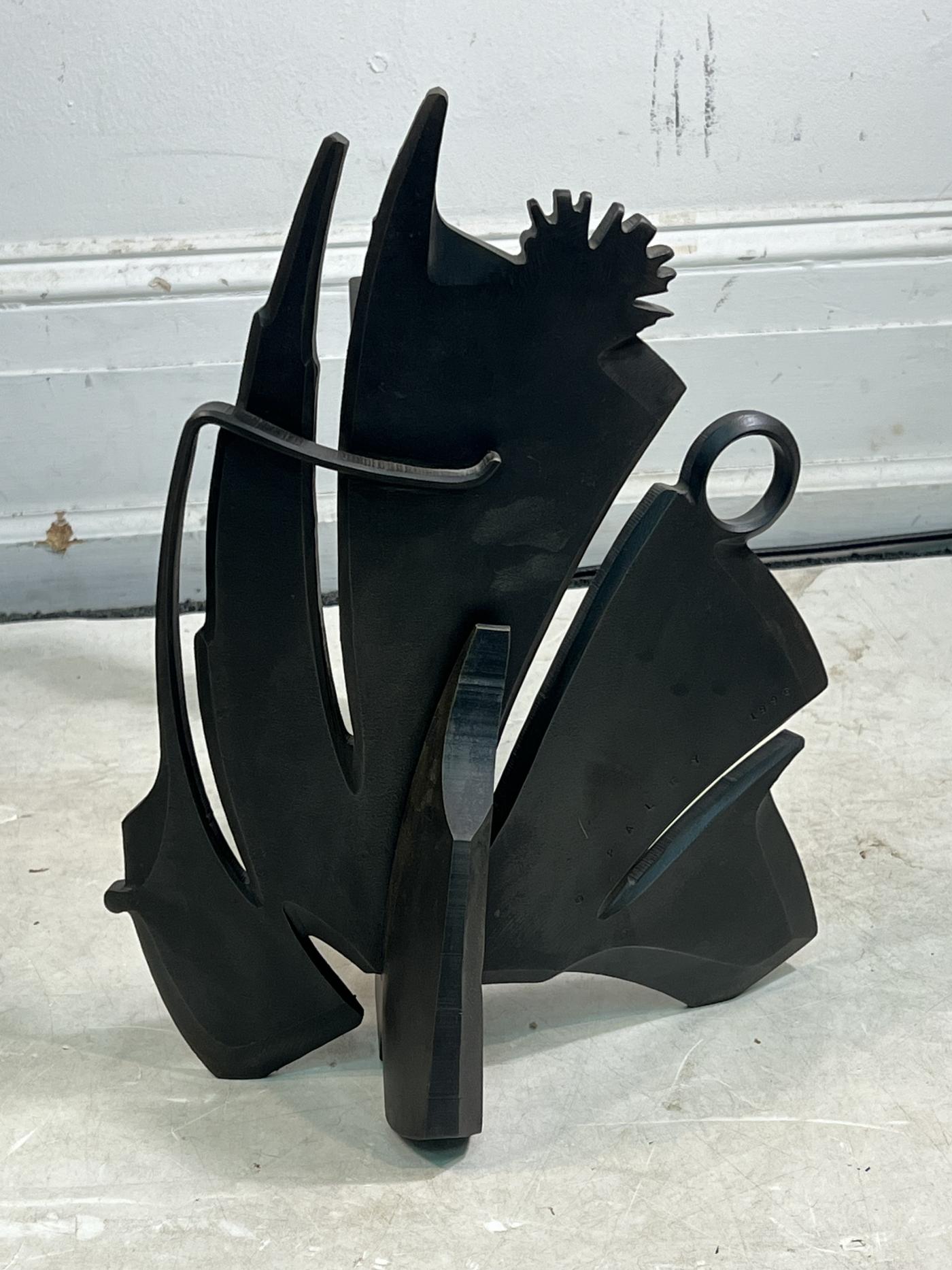 Albert Paley - IMPORTANT POST MODERN ABSTRACT ANDIRONS BY ALBERT PALEY
