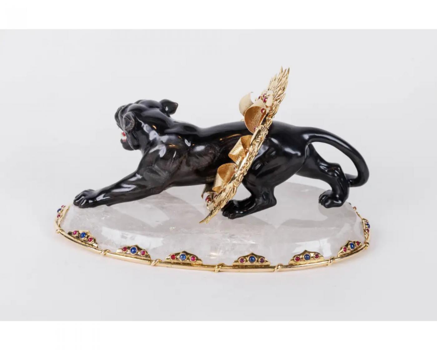 Alexandre Reza - Alexandre Reza, Rare Obsidian, Silver-Gilt, and Rock ...