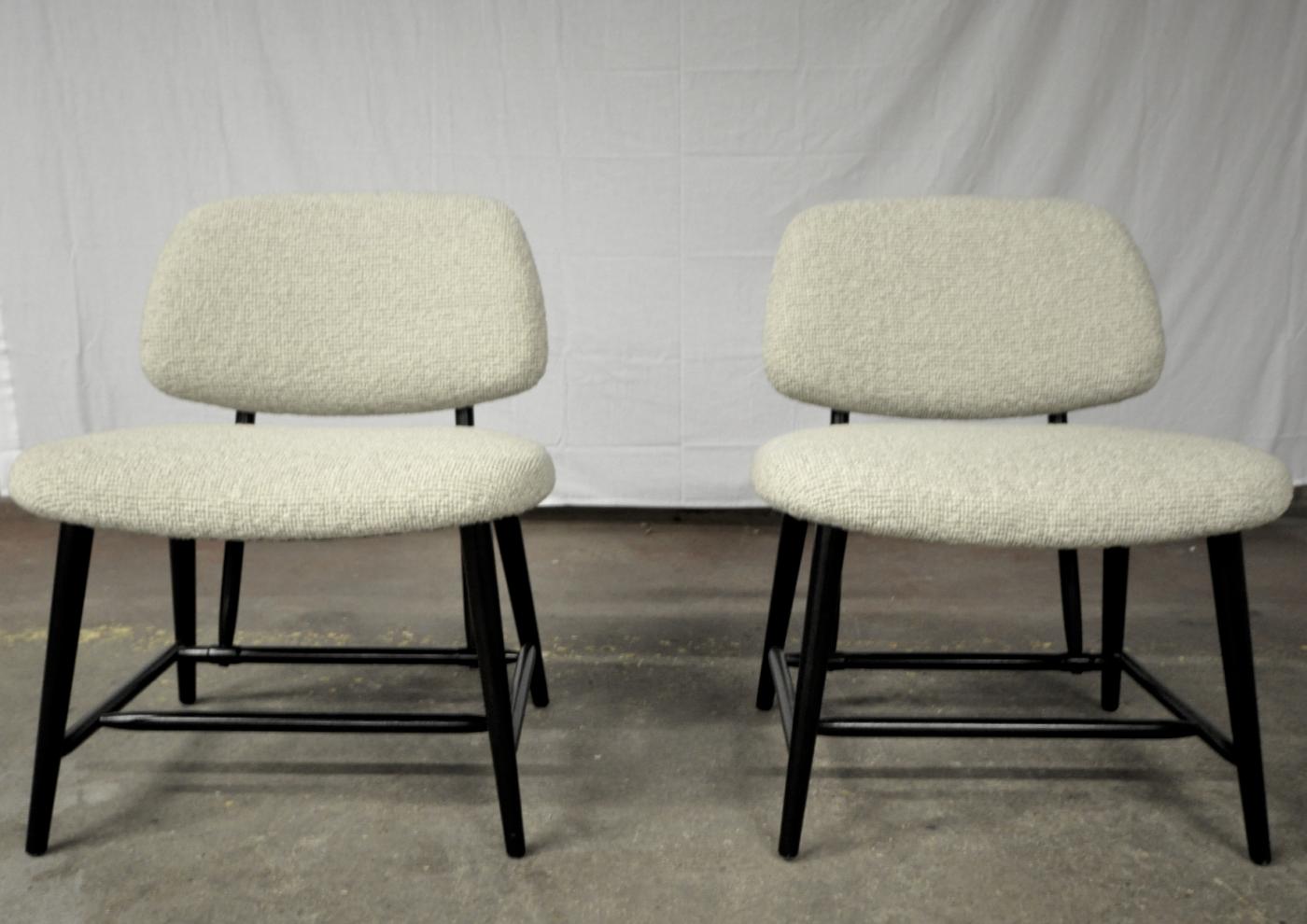 Alf Svensson - Alf Svensson Pair of Side Chairs Newly Covered in ...