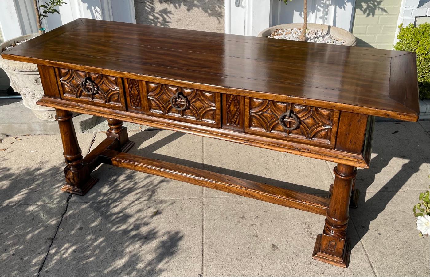 Alfonso Marina - Alfonso Marina Spanish Colonial Entryway Console Table
