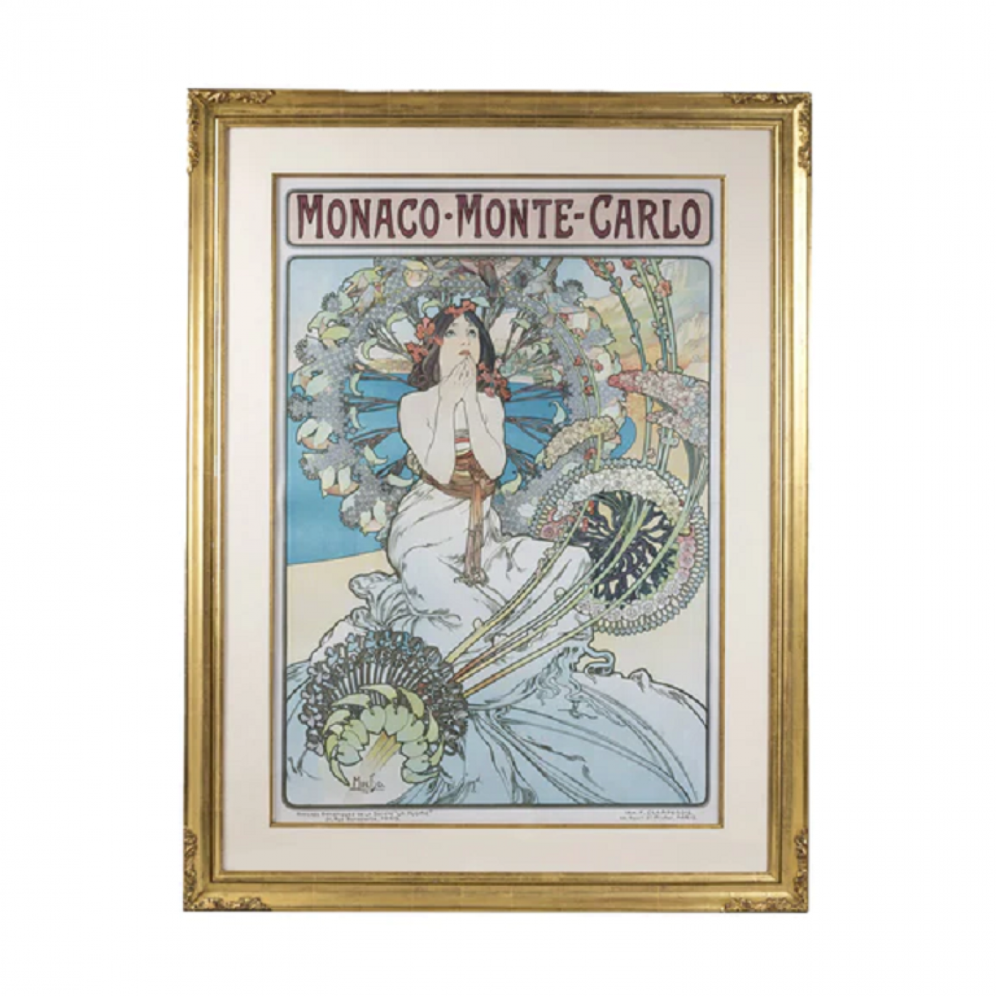 Alphonse Maria Mucha - Alphonse Mucha "Monaco Monte-Carlo" Lithograph