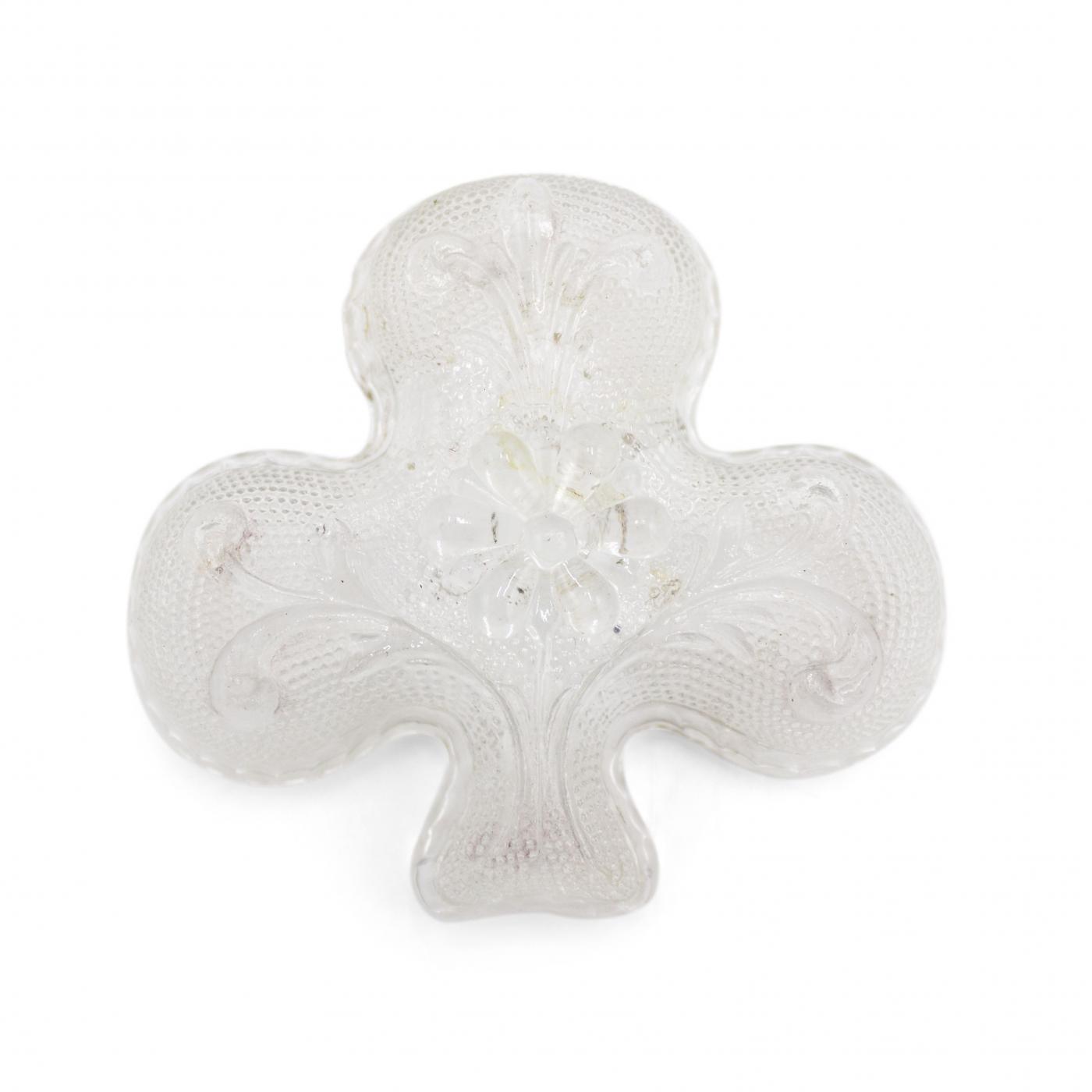 American Crystal Club Shaped Ashtray 1