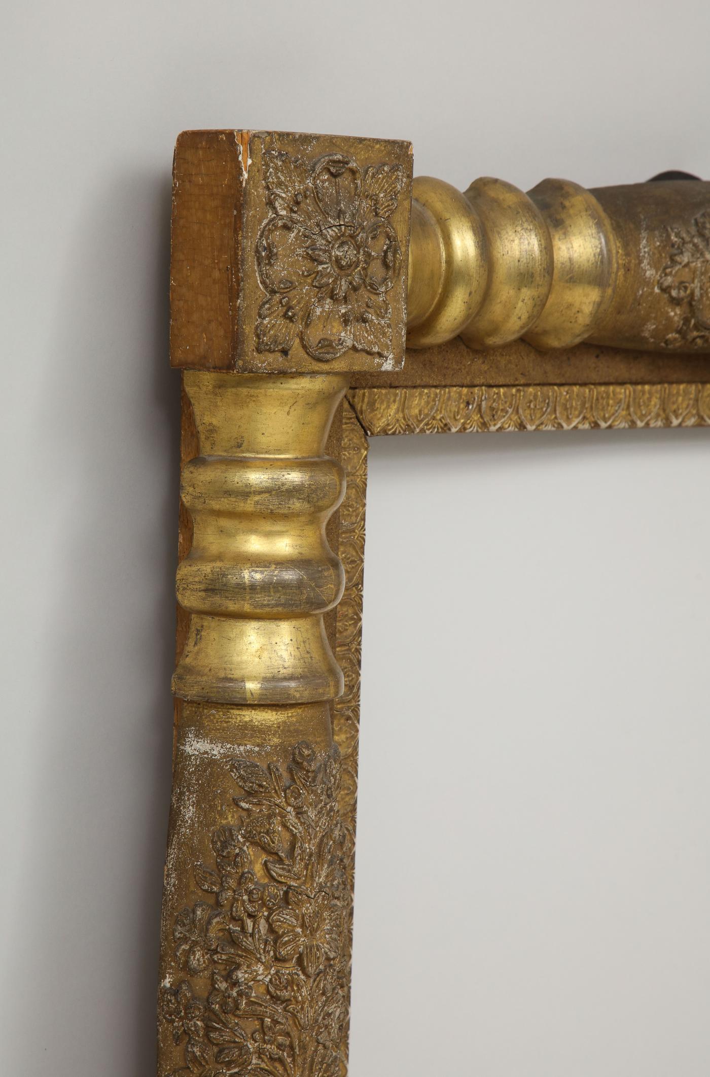 American Empire gilded picture frame