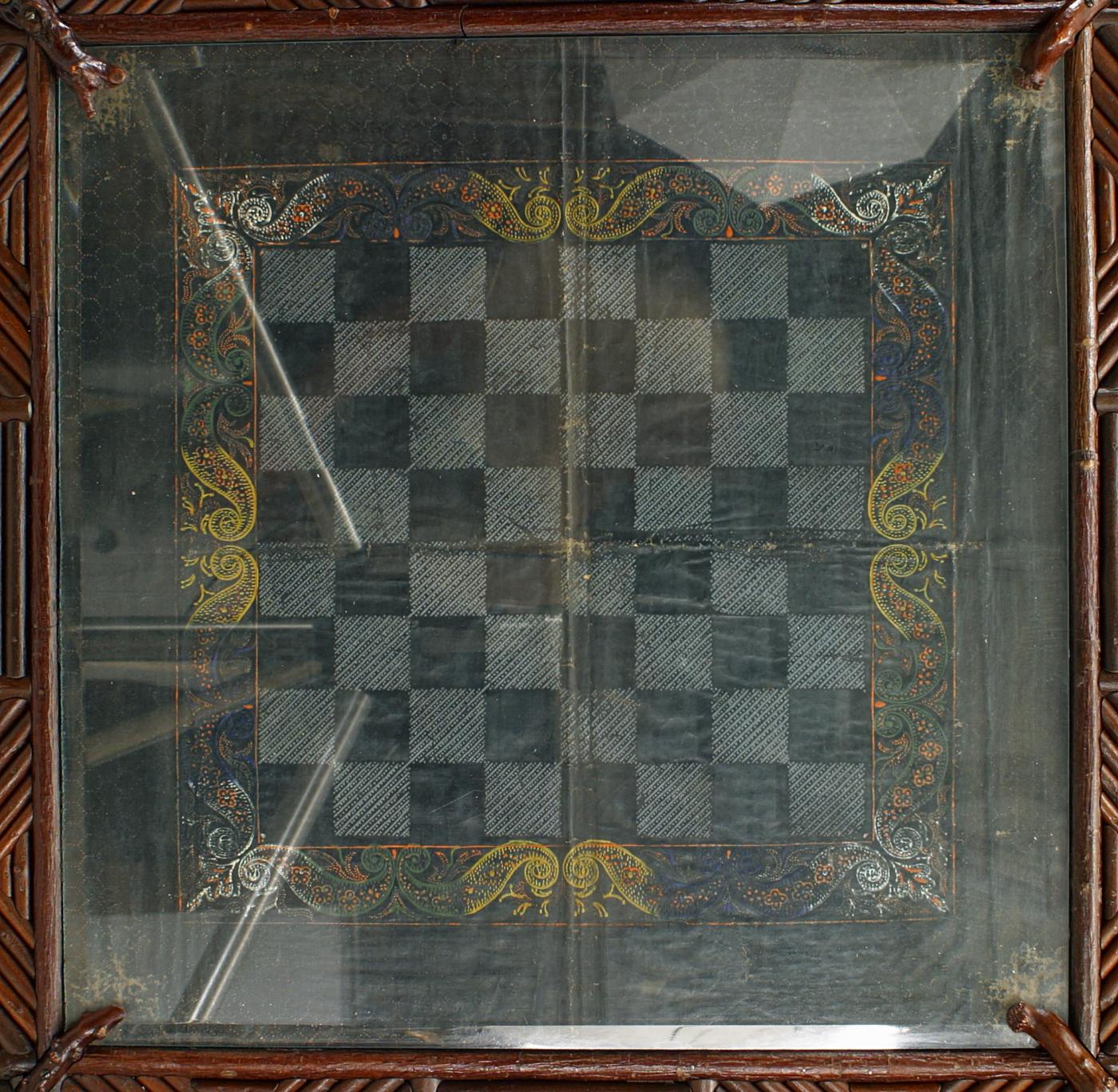 American Rustic Adirondack Square Game Table