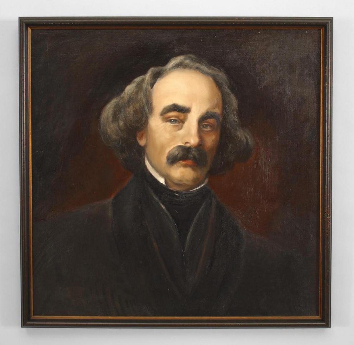 American Victorian Nathanial Hawthorne Painting