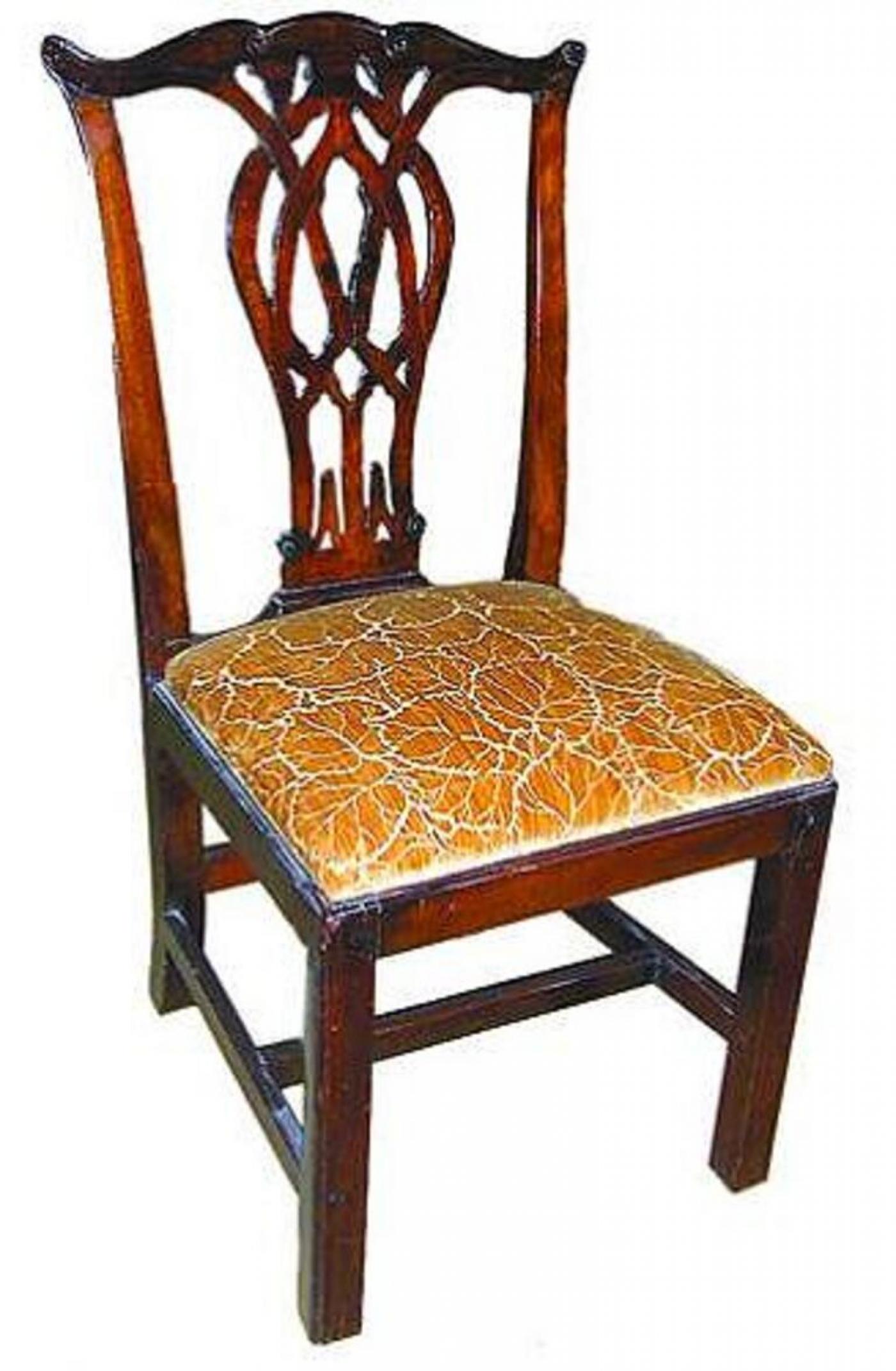 An 18th Century English Mahogany Chippendale Side Chair