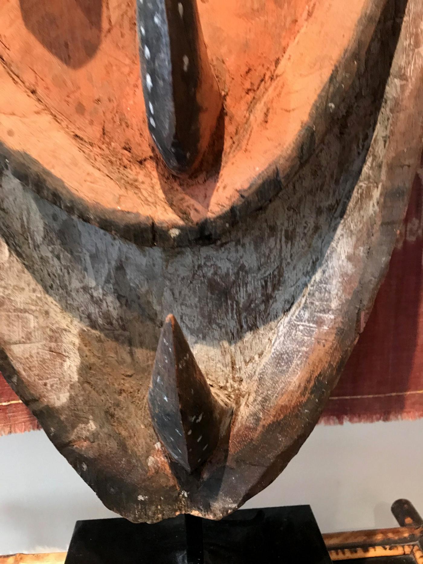 An old Garra Hook Mask from Mid-Sepik Papua New Guinea