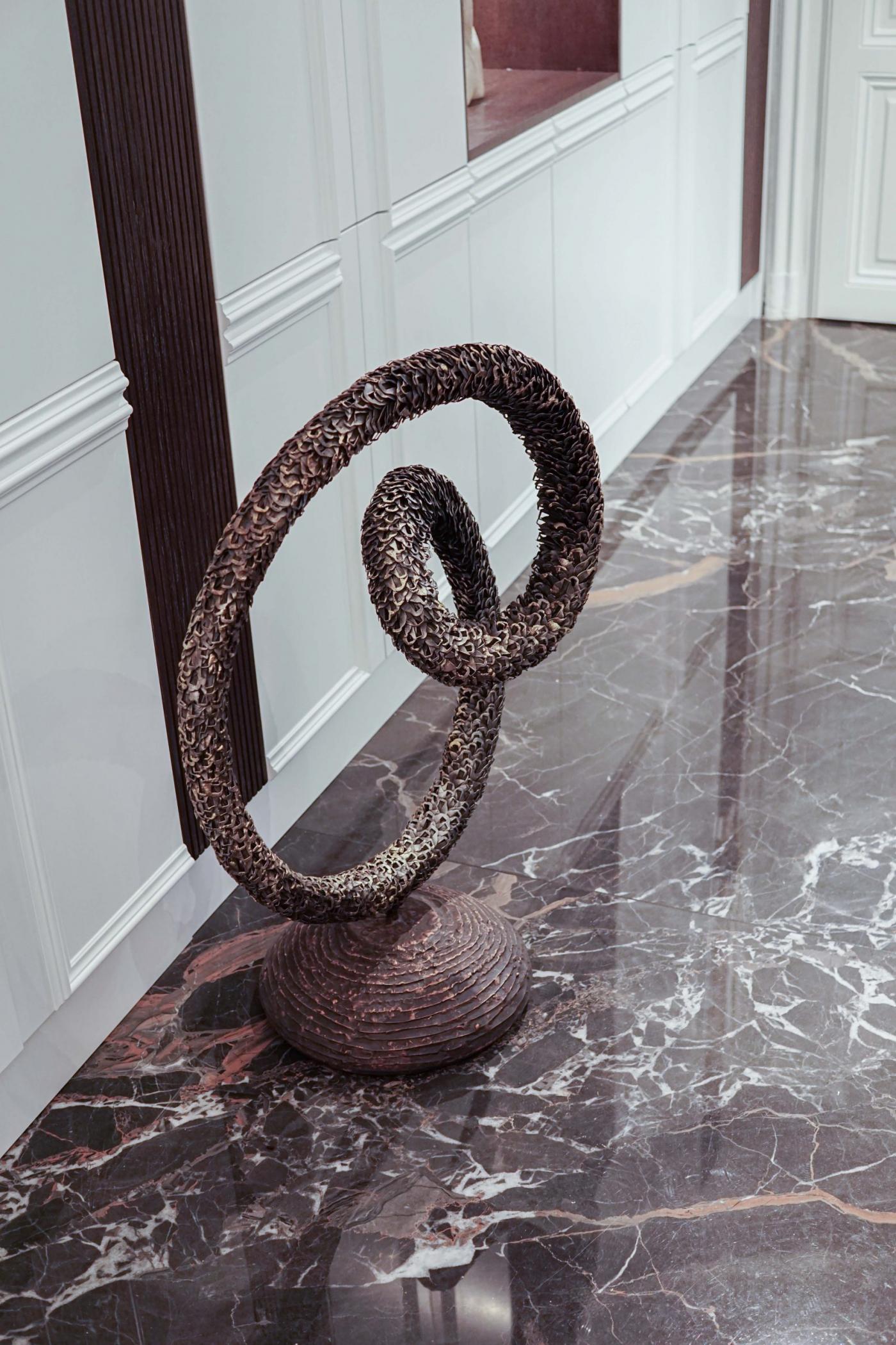 Anadora Lupo - Winding Motion – Sculpture by Anadora Lupo