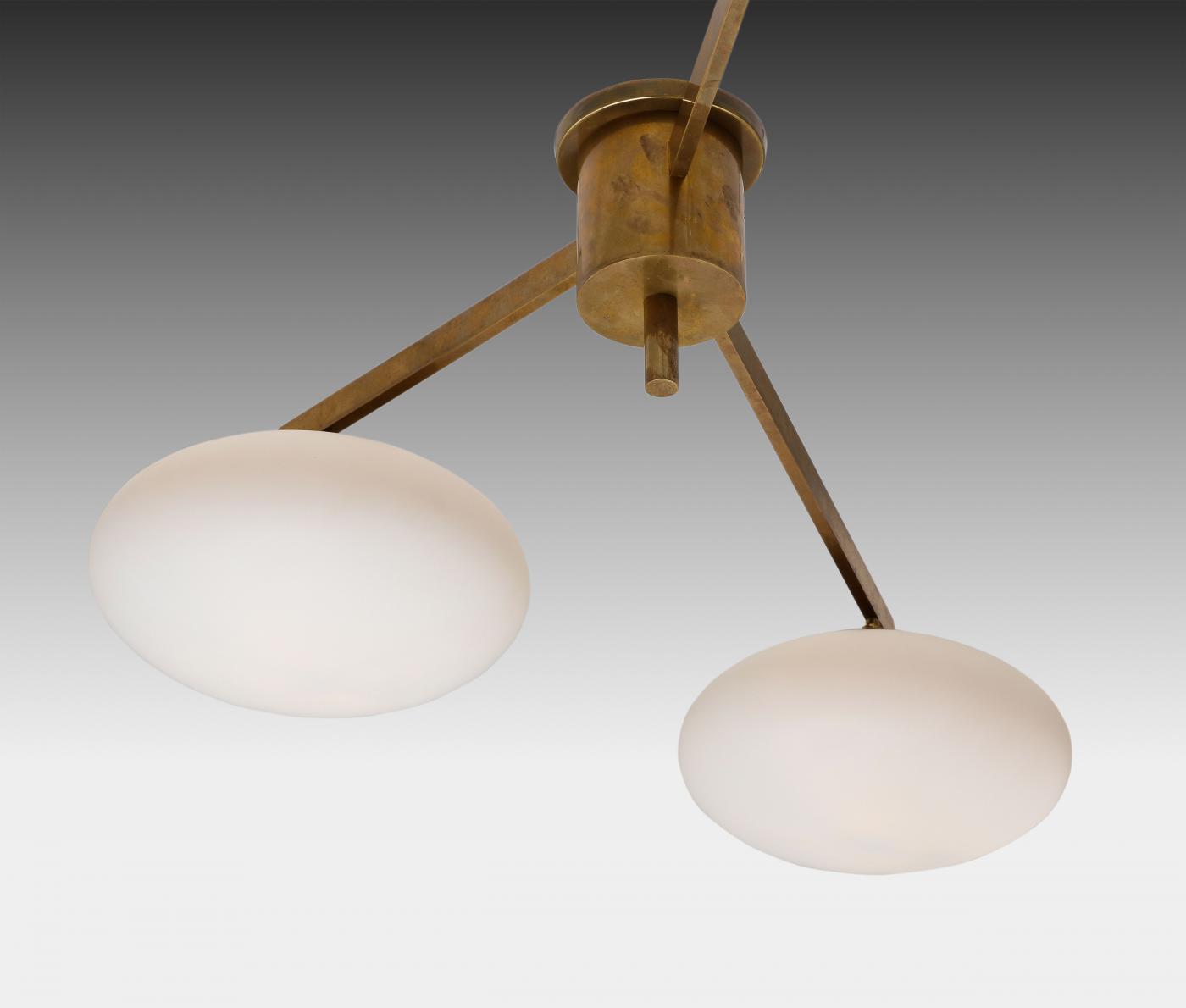 Angelo Lelli (Lelii) - Tre Lune Ceiling Light by Angelo Lelii for ...