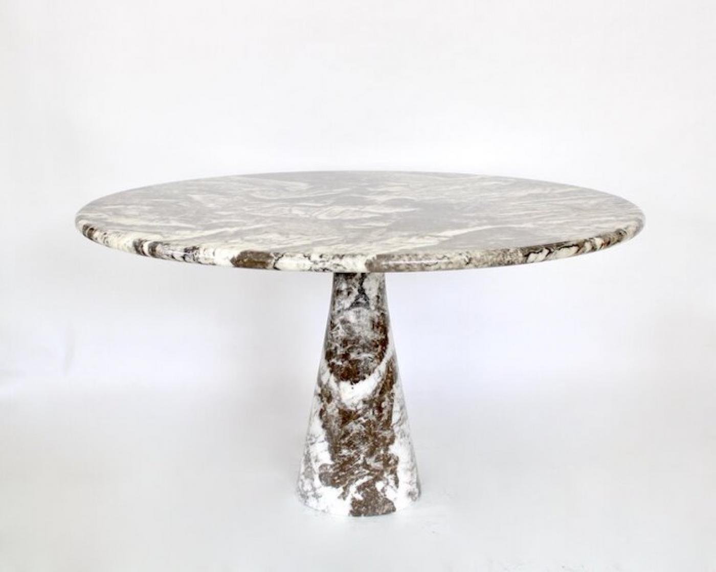 Angelo Mangiarotti - ITALIAN VINTAGE MARBLE DINING TABLE MODEL M1T70 ...