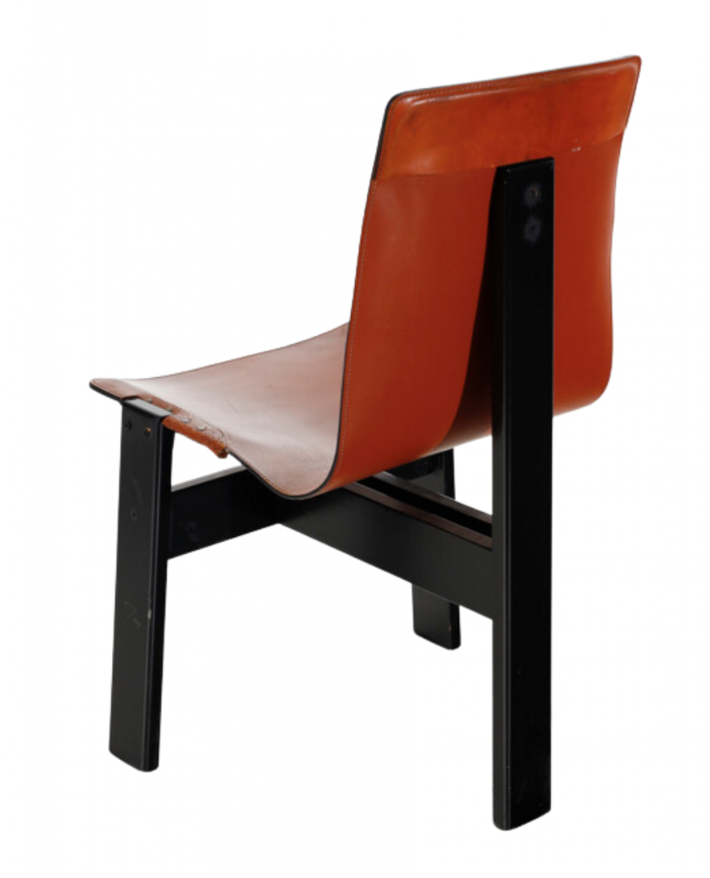 Angelo Mangiarotti - c1978 Angelo Mangiarotti set leather "Tre 3 ...