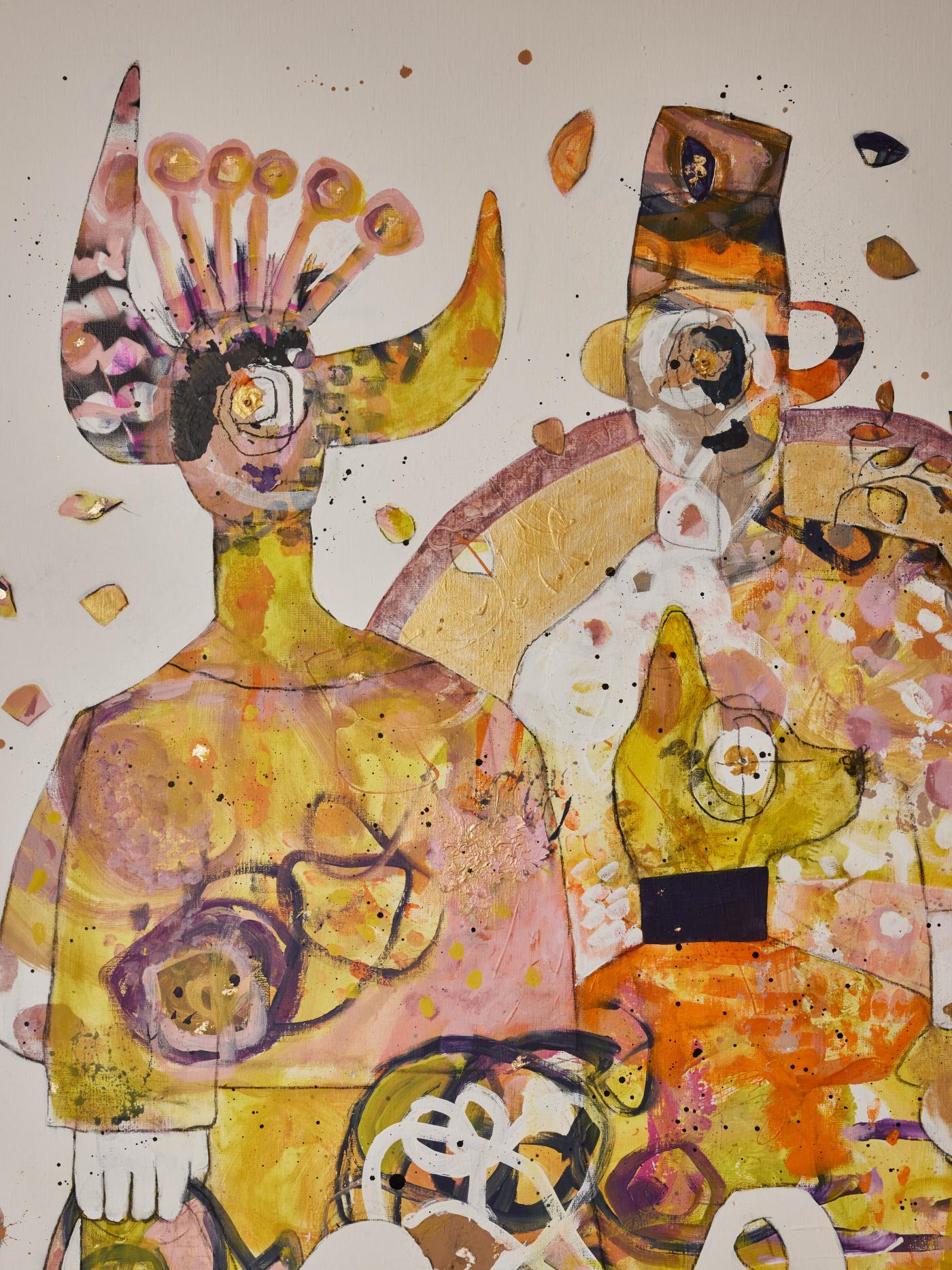 Anna Preiss - Painting by Anna Preiss for Galerie Glustin