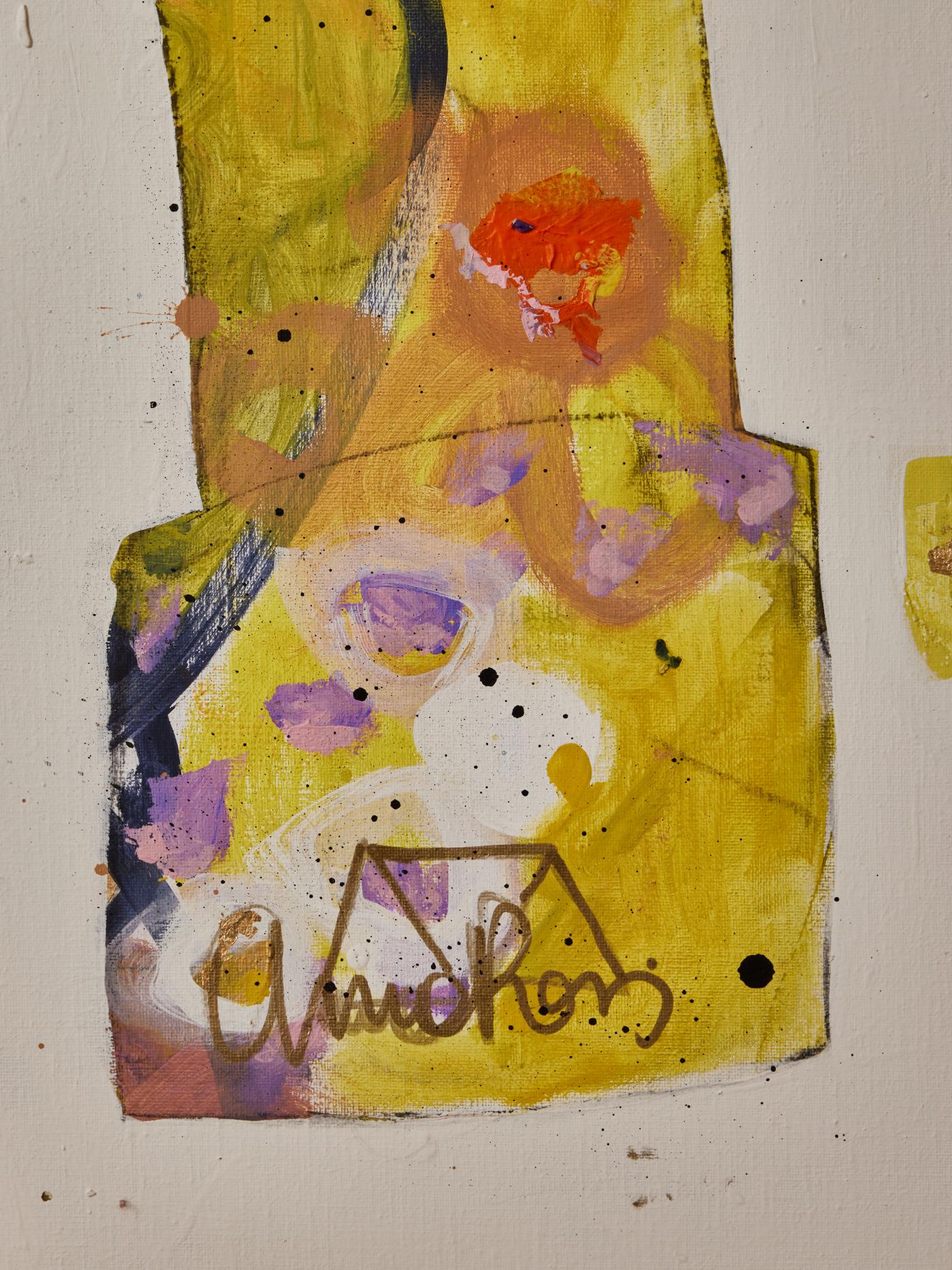 Anna Preiss - Painting by Anna Preiss for Galerie Glustin