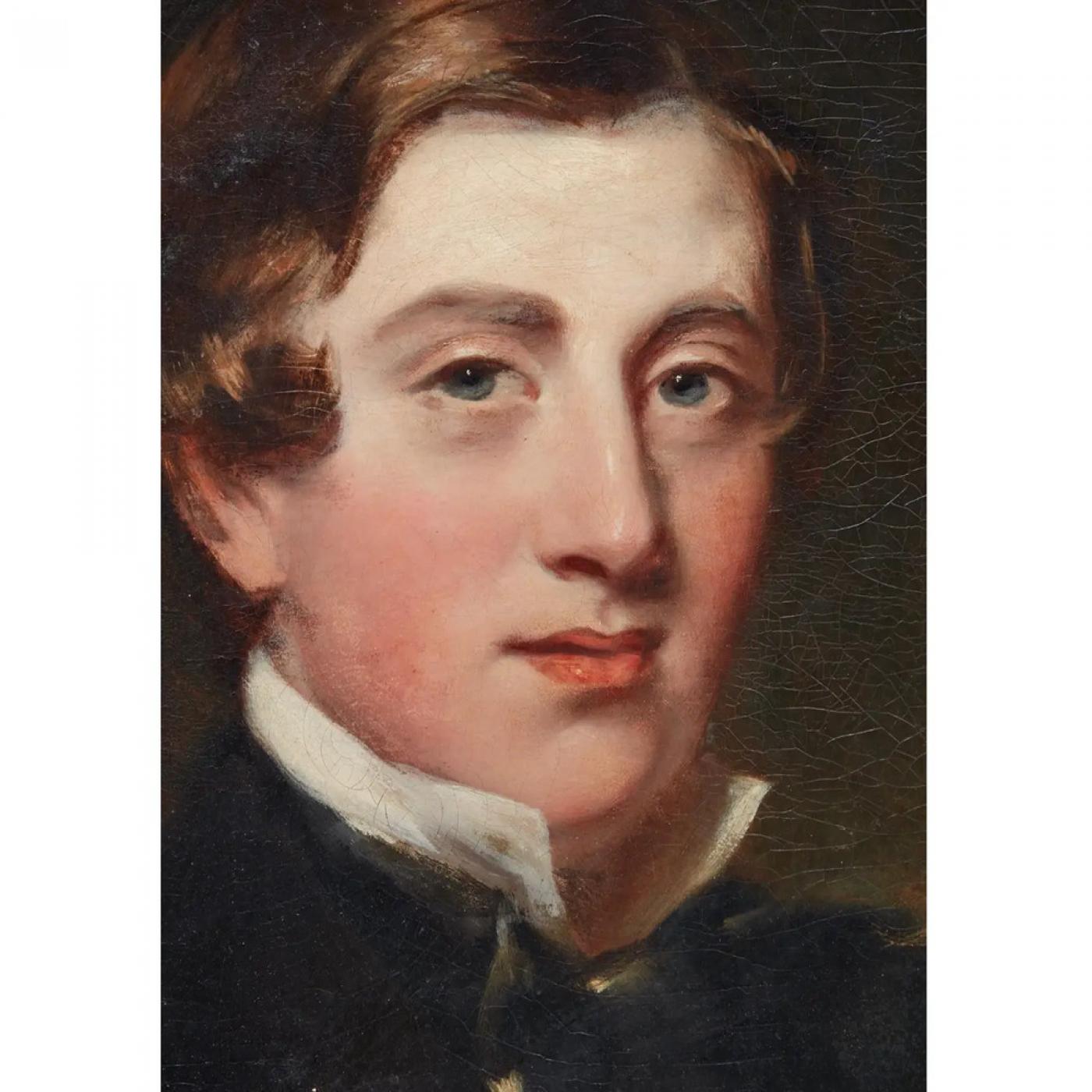 Antique 18th C British Portrait Oil Painting by Sir Thomas Lawrence