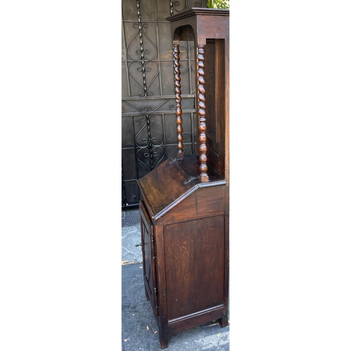 Antique 19th C Spanish Colonial Petit Secretary Desk