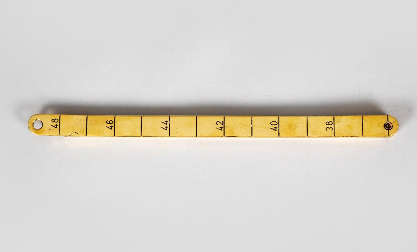 Antique Brass Folding Ruler