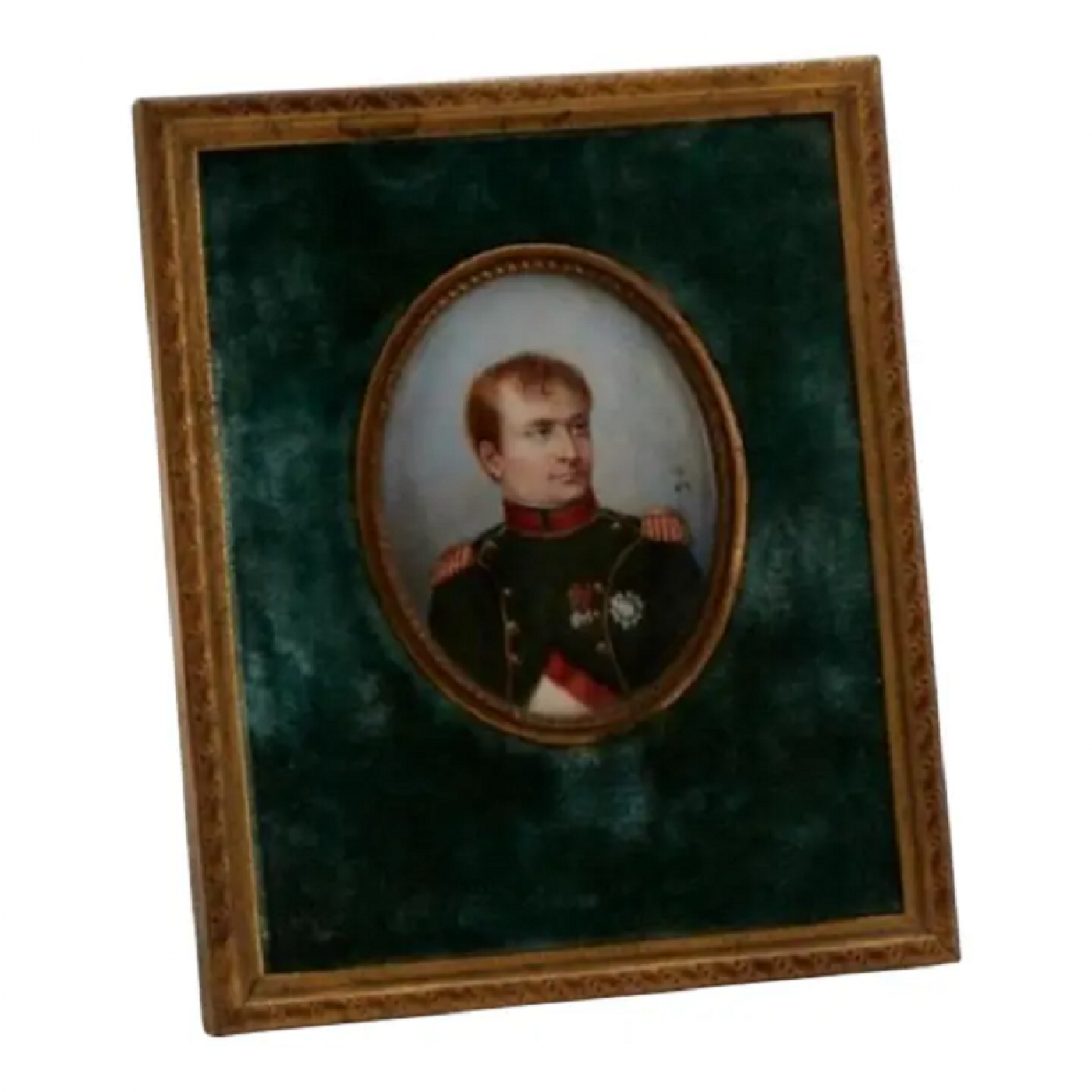 Napoleon Bonaparte - Antique Napoleon Portrait Miniature Painting by ...