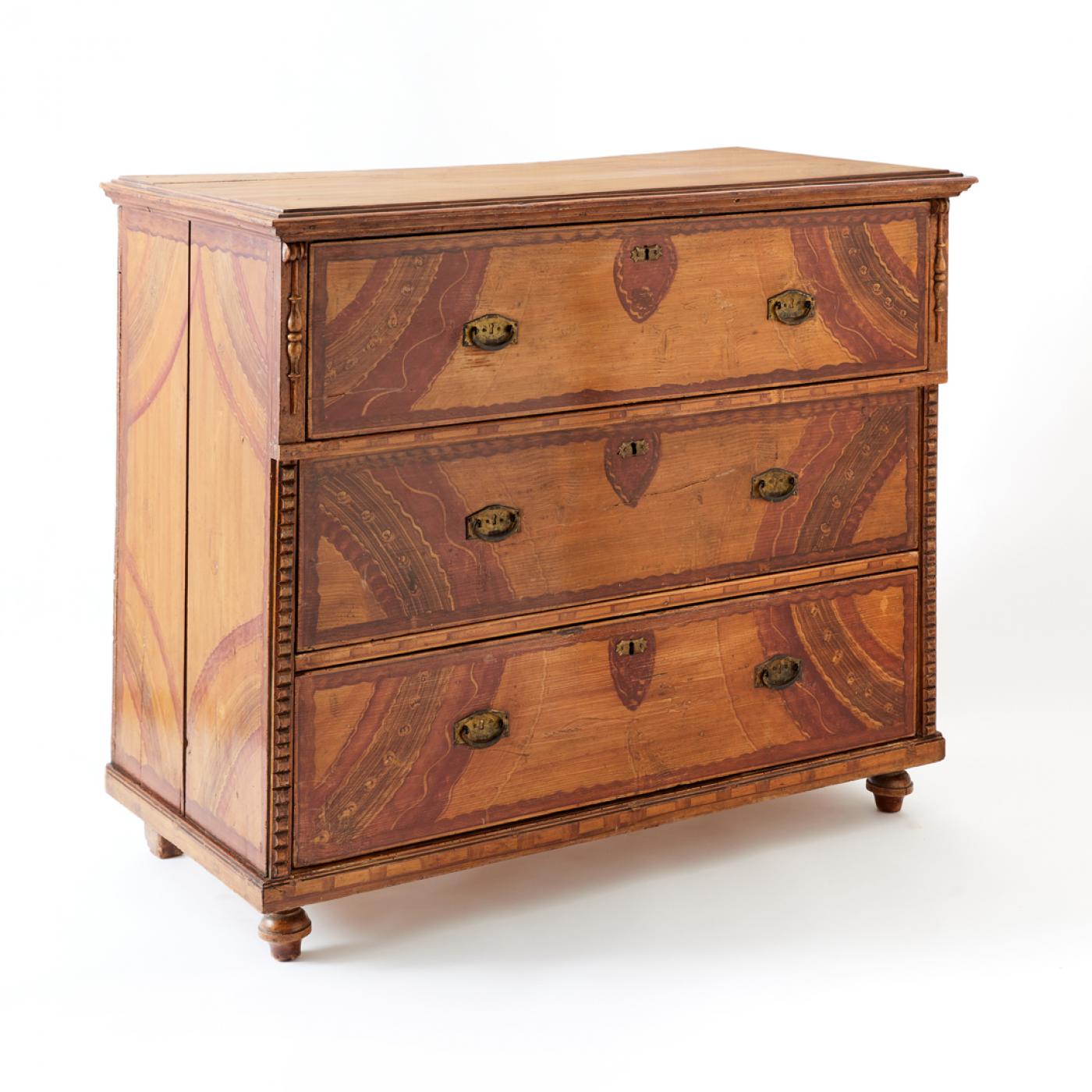 Antique Swedish Chest, Circa 1840
