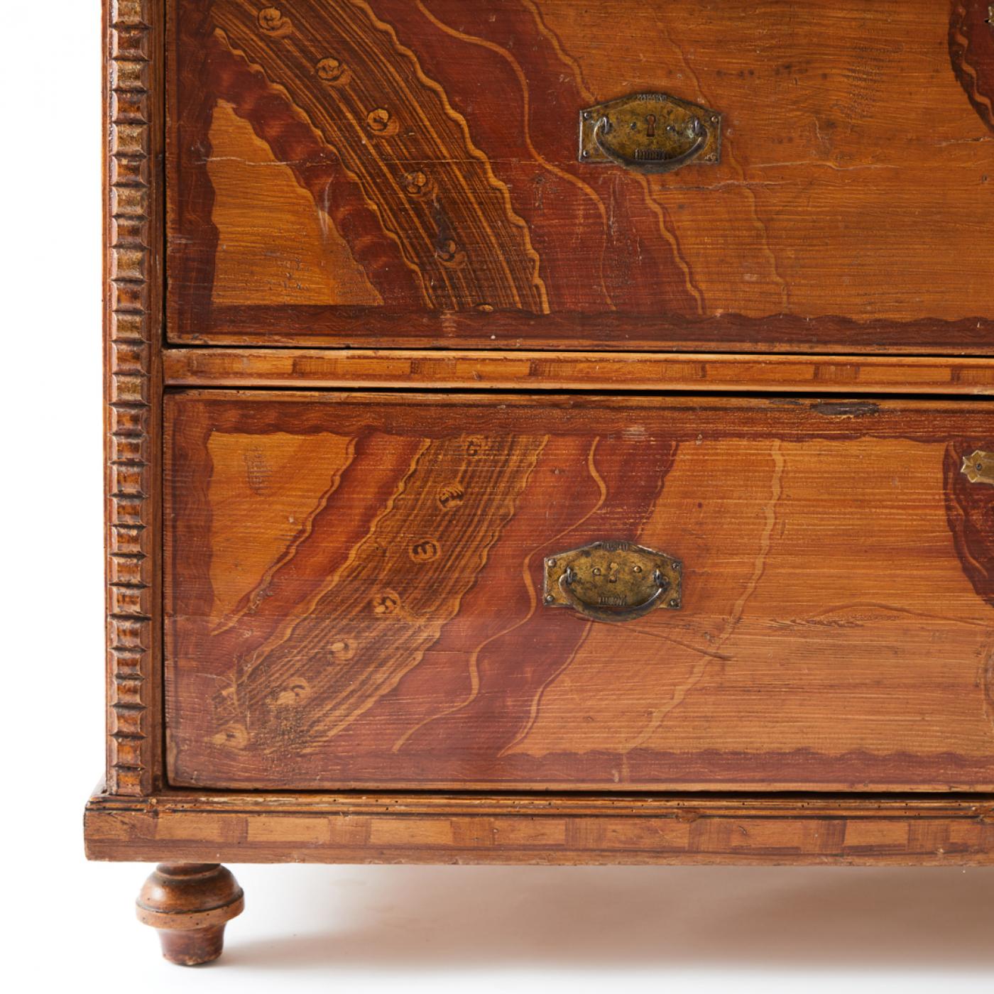 Antique Swedish Chest, Circa 1840