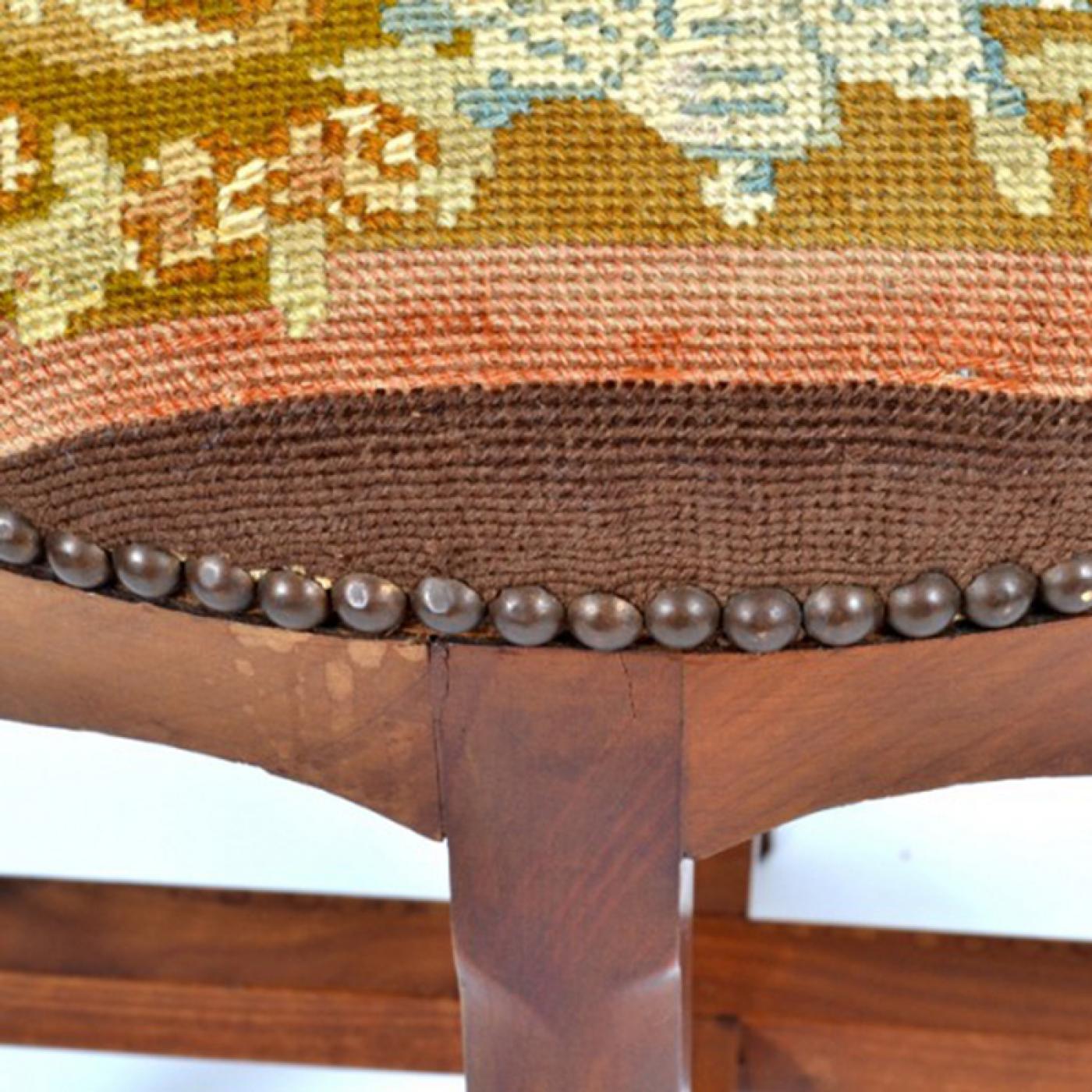 Antique Vanity Stool - Vanity Bench, Louis XV - Country French Style ...