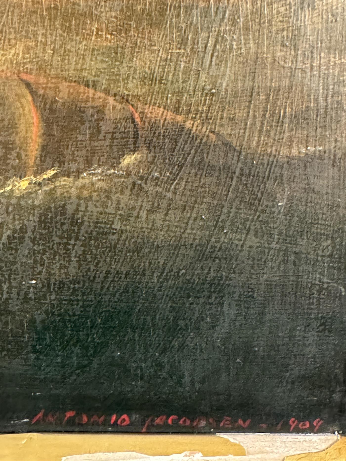 Antonio Jacobsen - MAGNIFICENT DETAILED' LIBERTY' PAINTING OF NYC ...