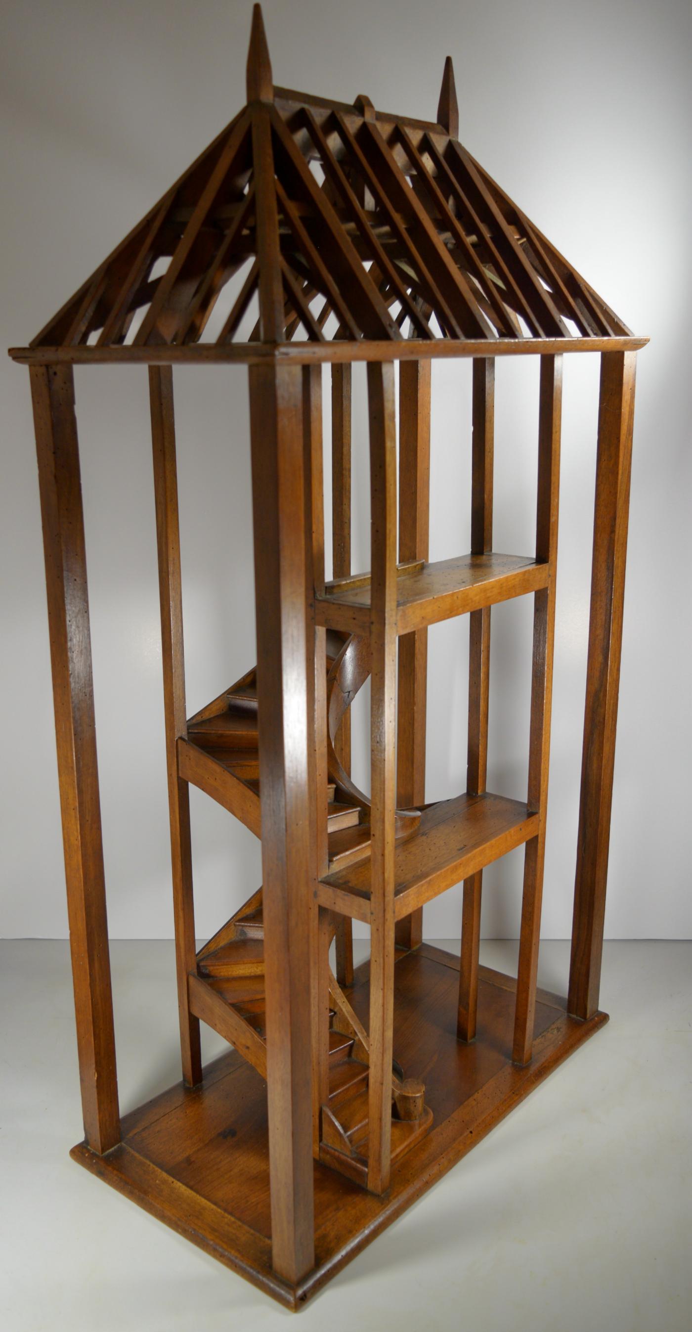 Architectural Model Apprentice Carpenter Compagnons du Devoir France 1890