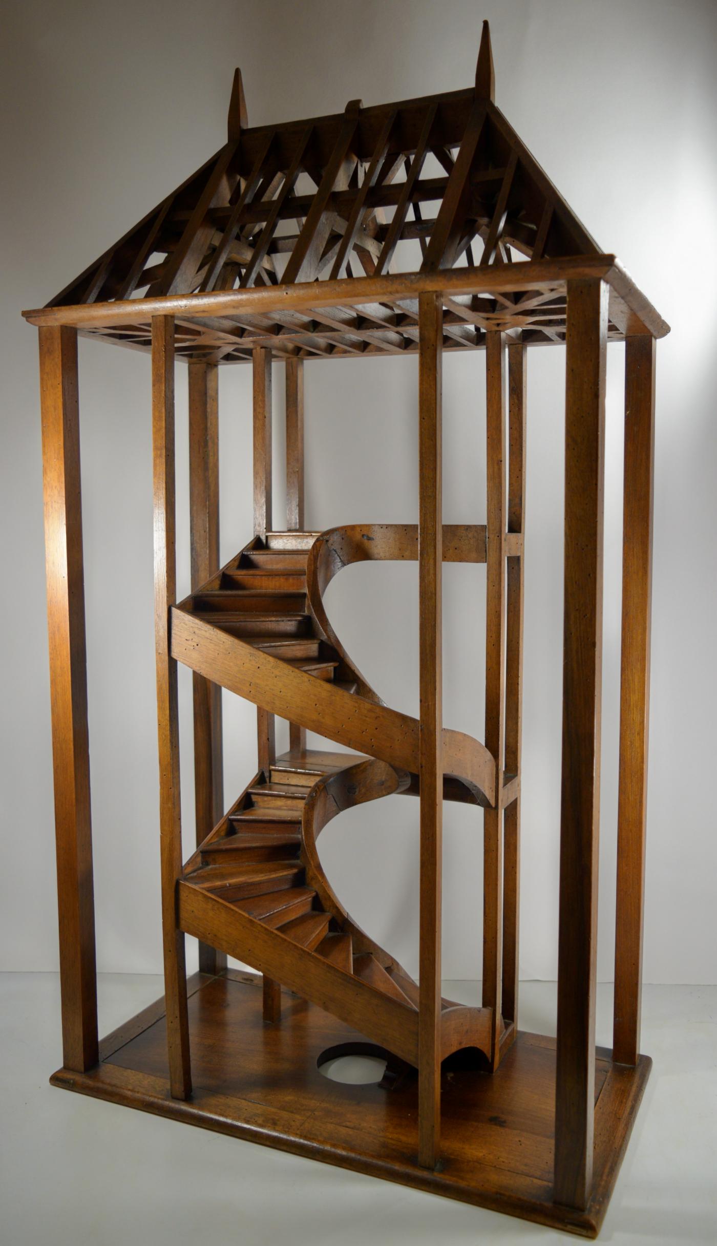 Architectural Model Apprentice Carpenter Compagnons du Devoir France 1890