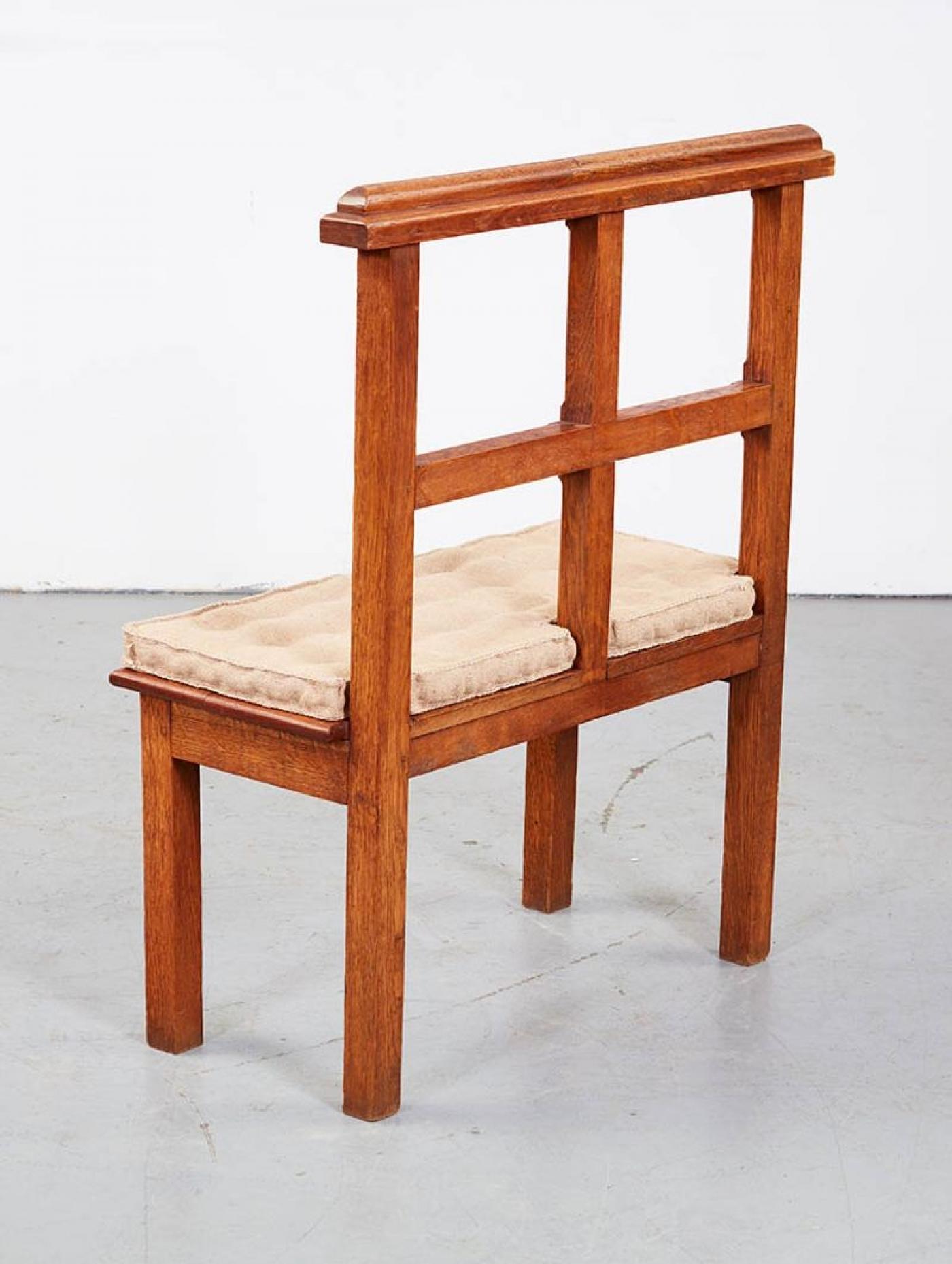 Architectural Oak Hall Bench