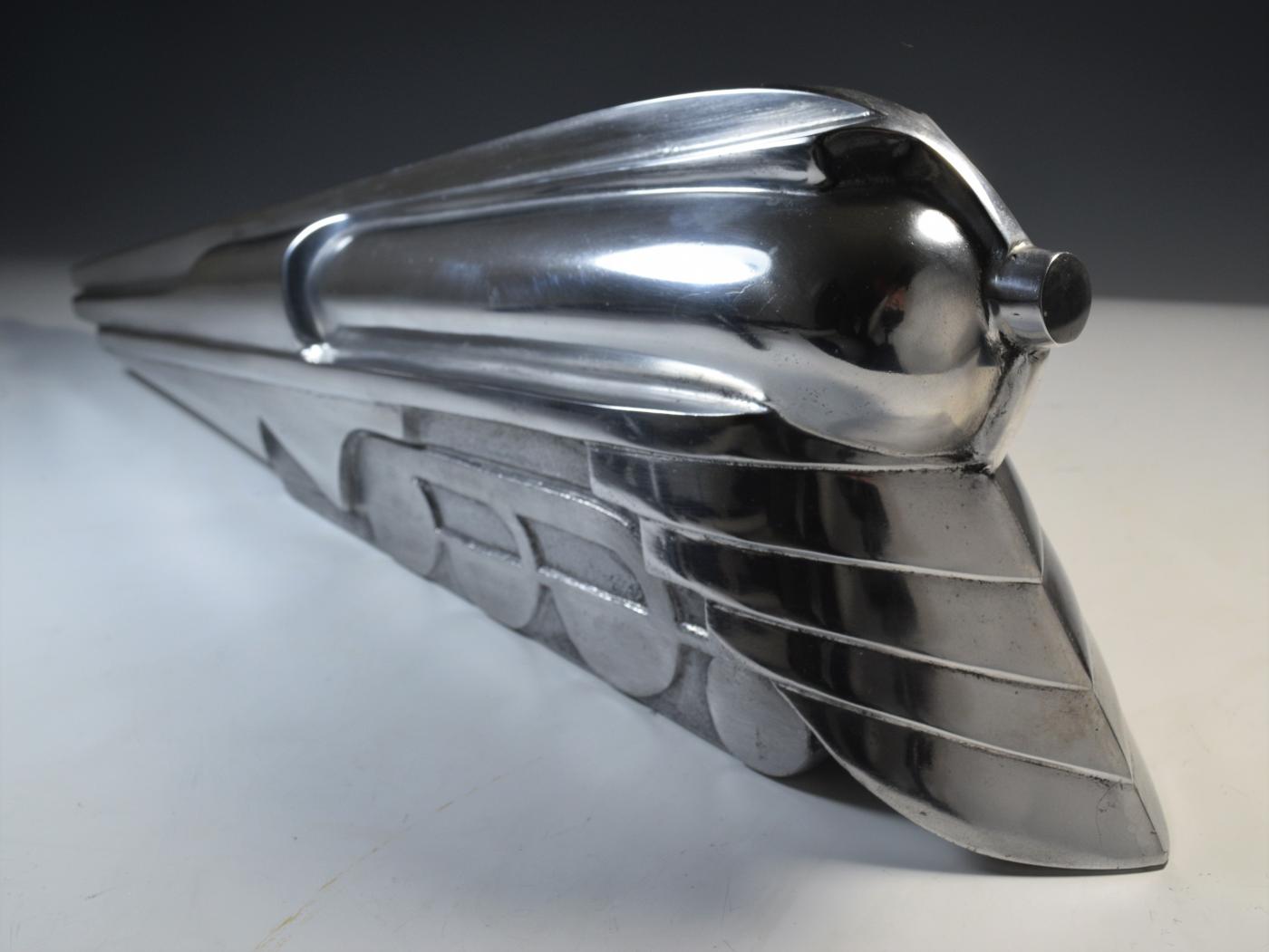Art Deco 20th Century Streamlined Train Sculpture