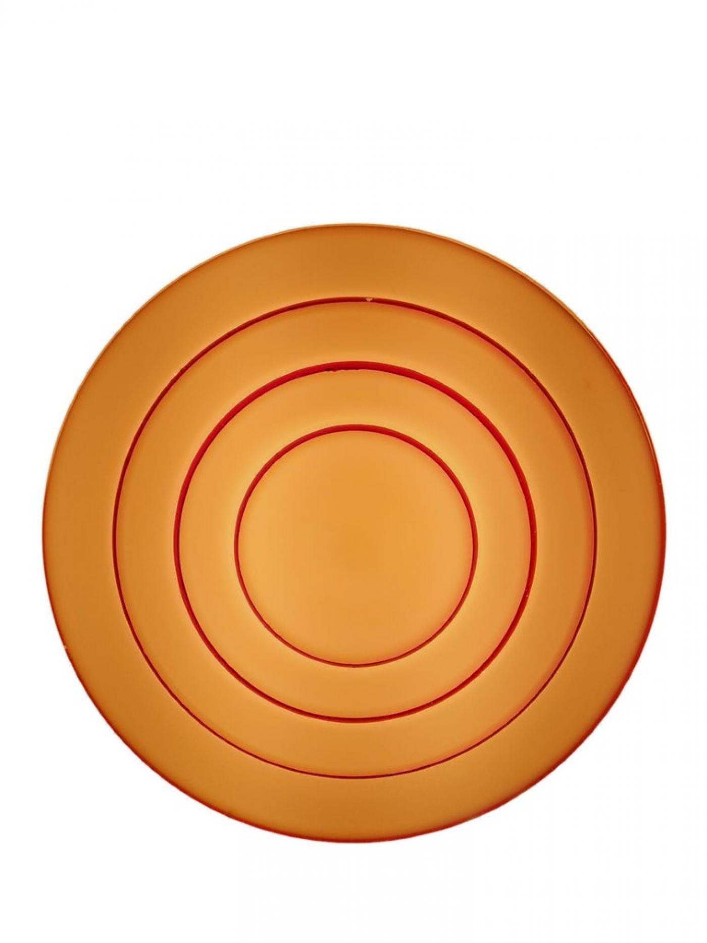 Art Deco Hand Painted Ziggurat Ceiling Pendant, Finland 1940s