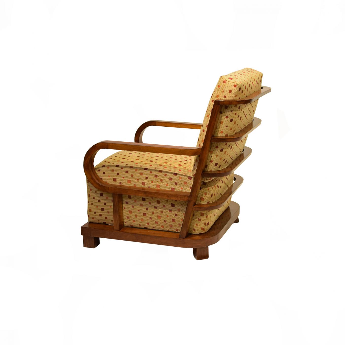 Art Deco Lounge Chair Europe 1930's