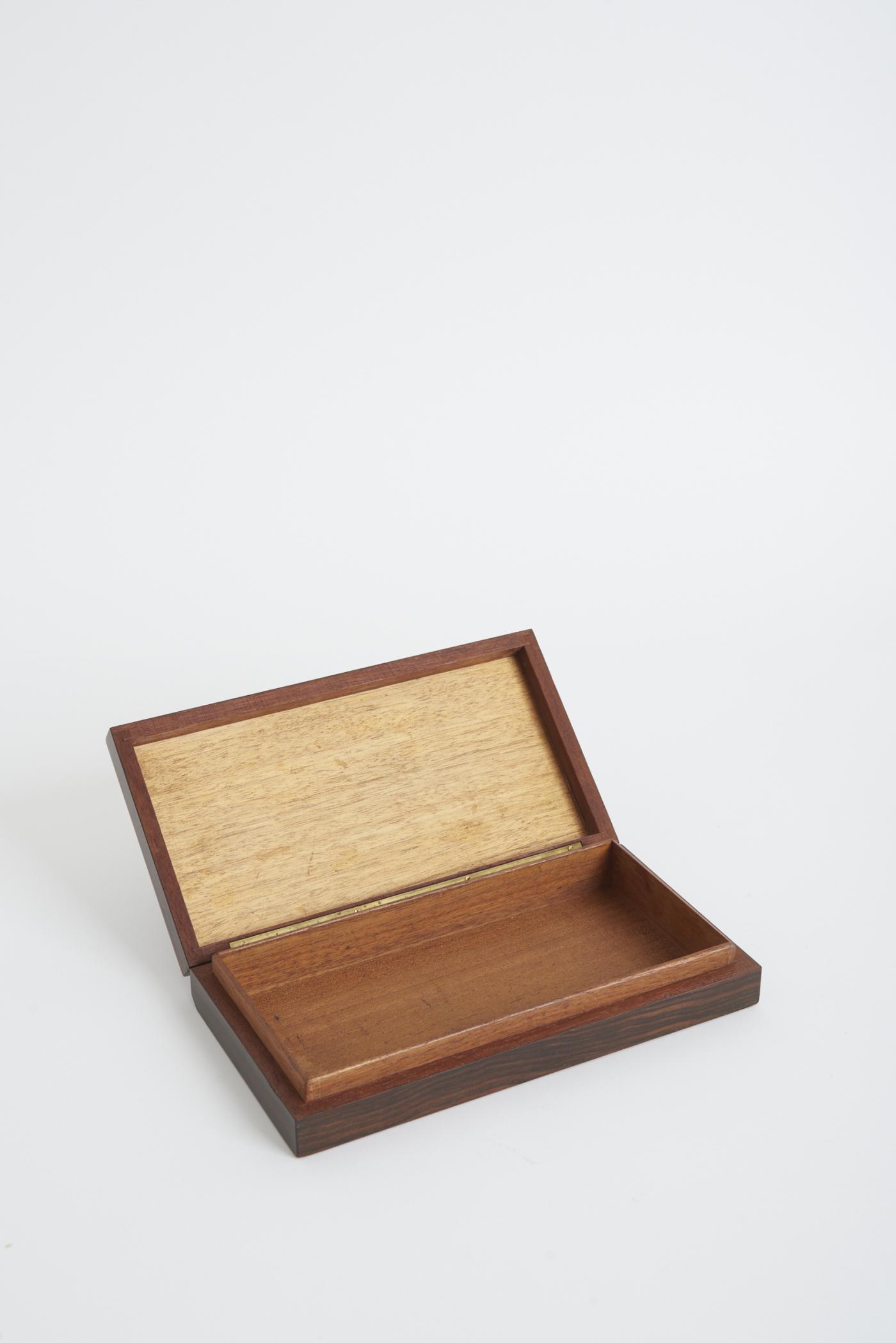 Art Deco Macassar Ebony Box