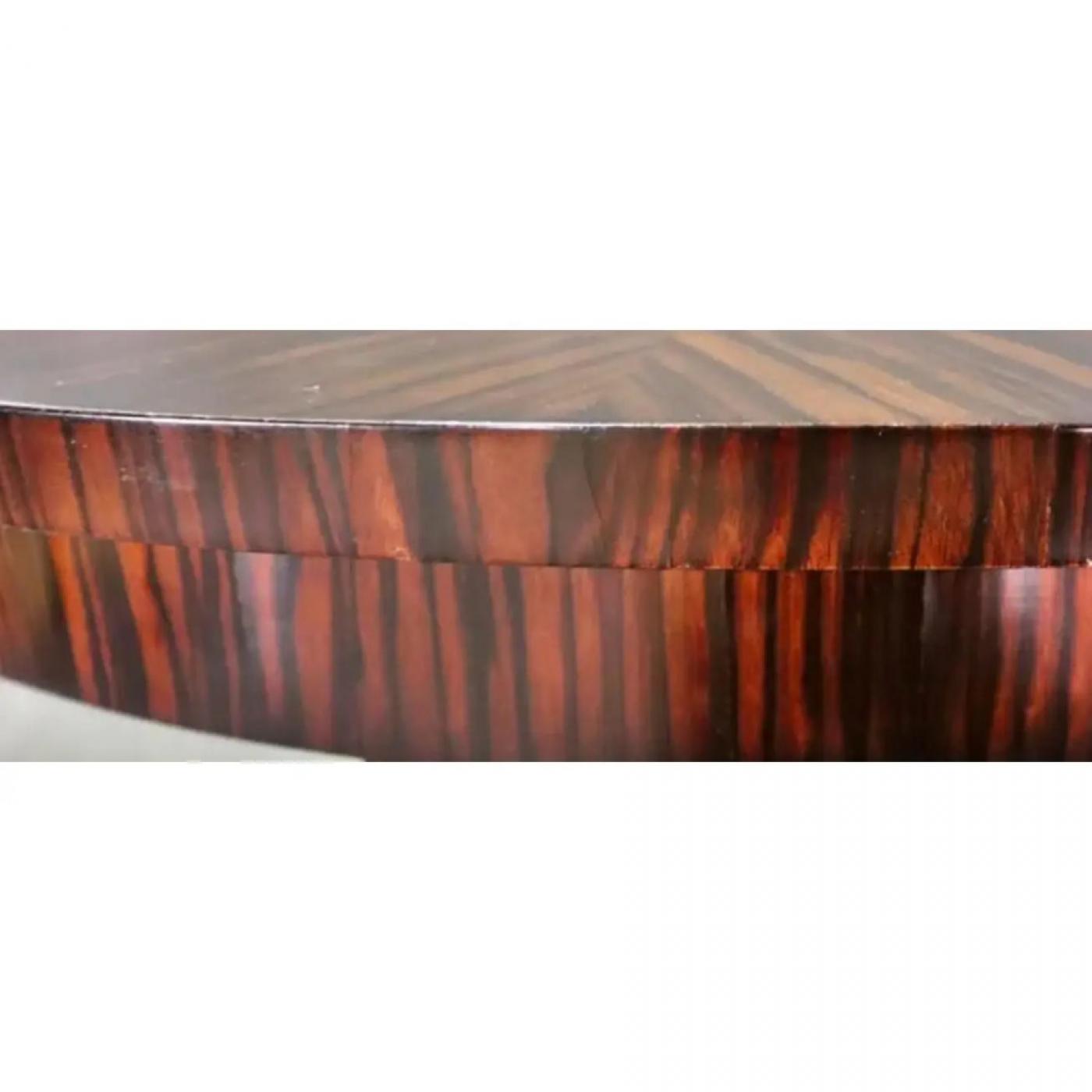 Art Deco Macassar Ebony Side Table