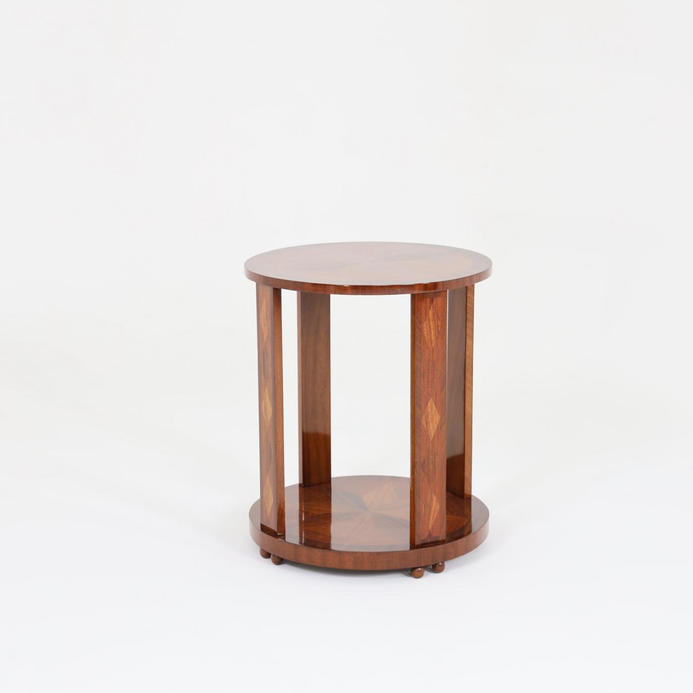 Art Deco Round Side Table
