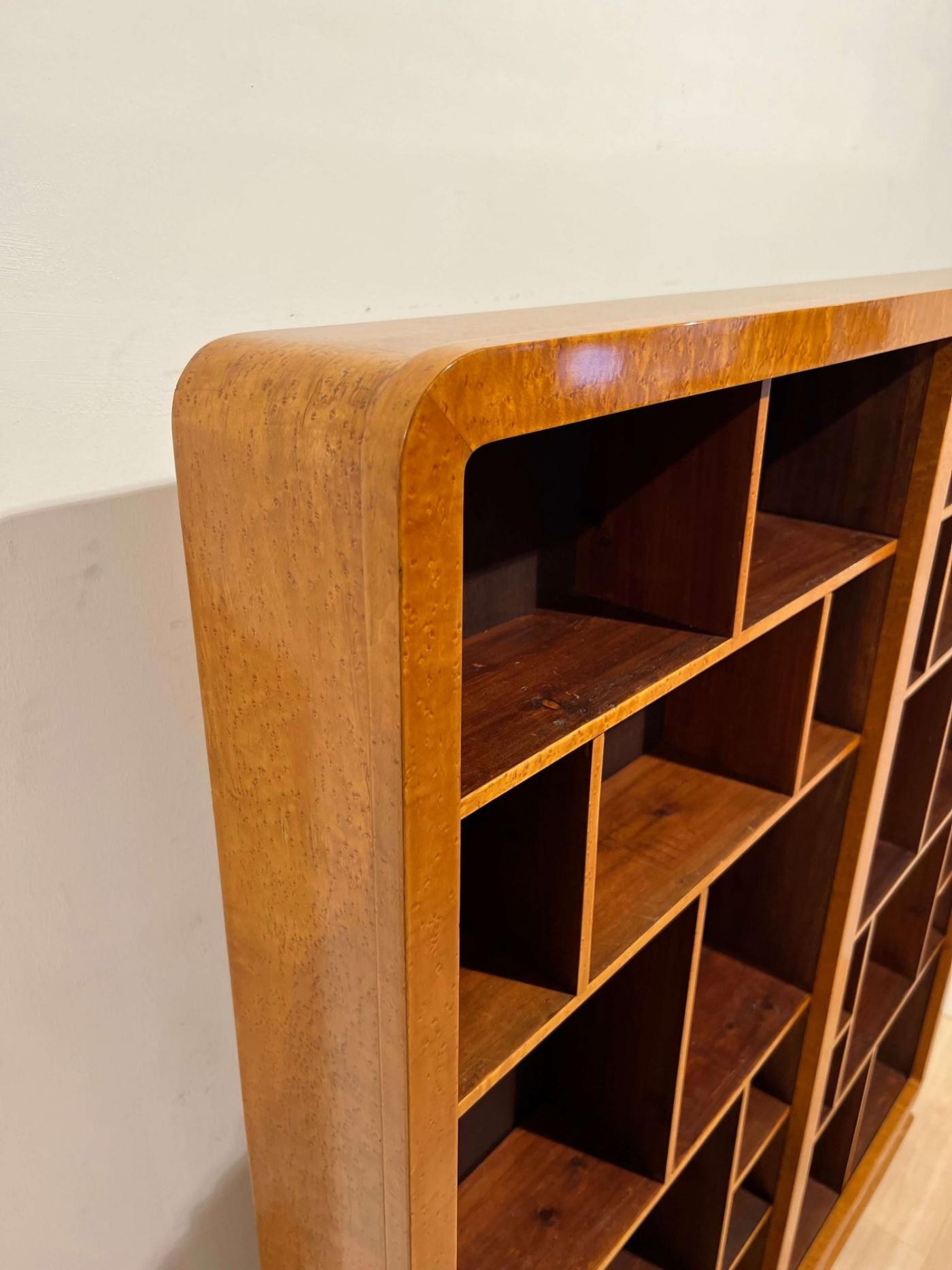 Art Deco Shelf, Birdseye Maple Veneer, French Polished, France circa 1930