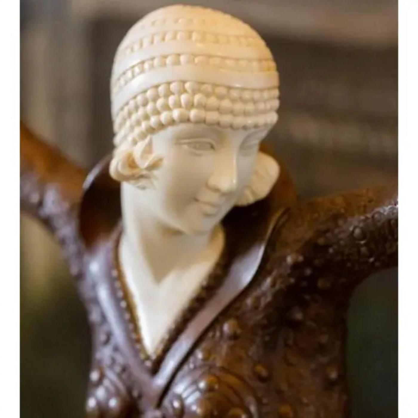 Demetre Haralamb Chiparus - Art Deco Style Chiparus Bronze Sculpture ...