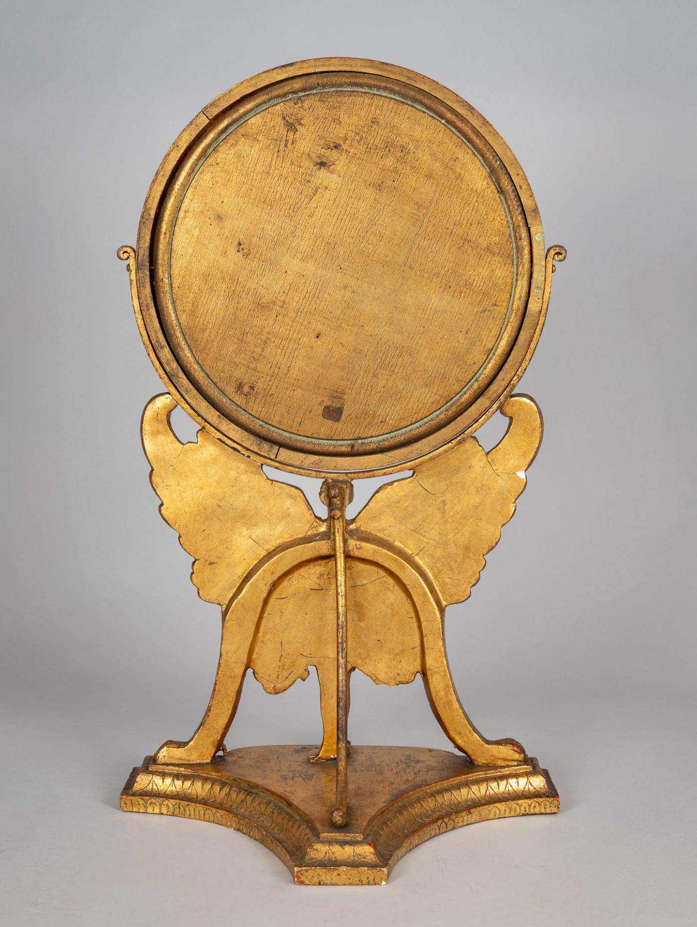 Art Nouveau Winged Victory Table Mirror