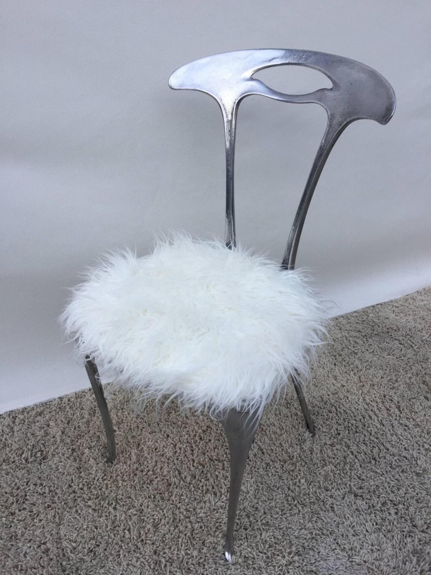 Arthur Court - Arthur Court Aluminum Free Form Petite Modernist Chair