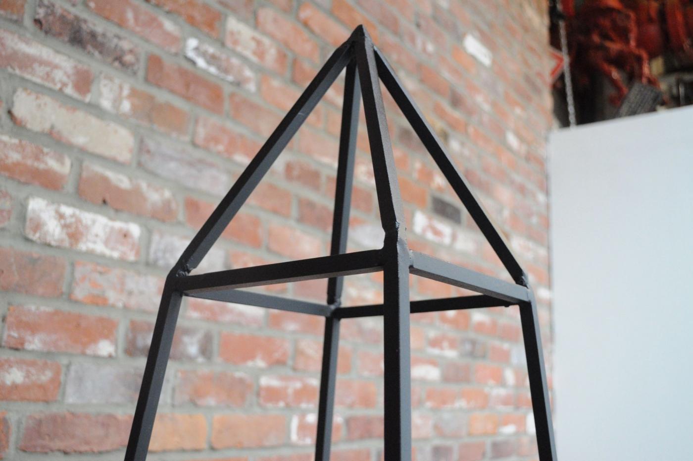 Arthur Umanoff - Arthur Umanoff Iron Obelisk Pyramid-Form Freestanding ...