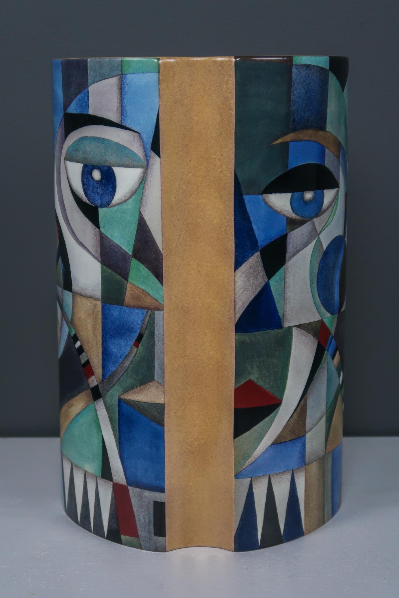Artis Orbis "Cambra Skade" Porcelain Face Vase by Goebel, Germany