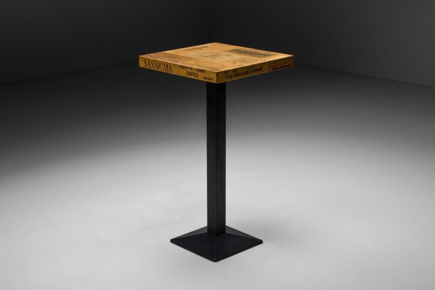 Artisan Tables Hautes Travail Belge - Early 2000's