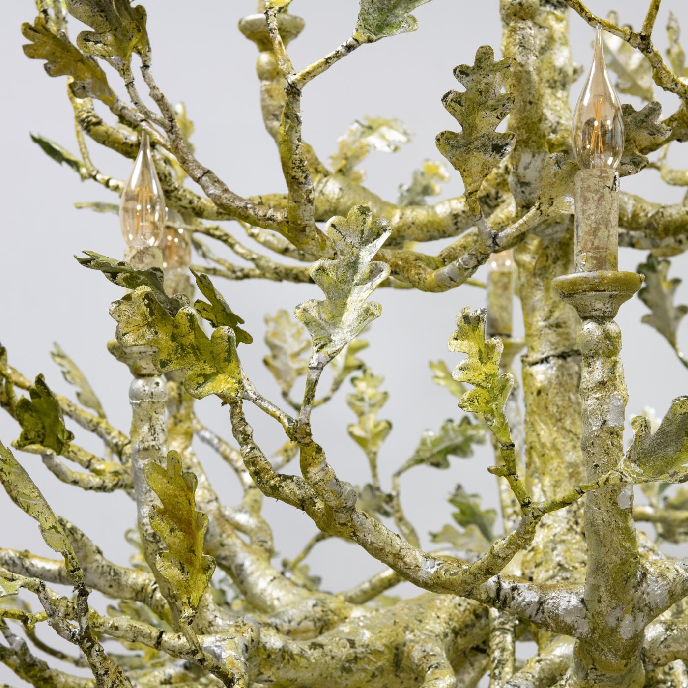Attilio Maggia Rosa - Oak Tree Leaves Chandelier