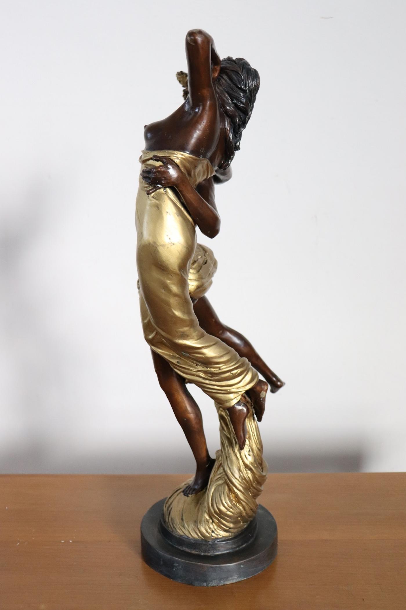 Auguste Moreau - 19th Century Antique Large Bronze Sculpture Signed by ...
