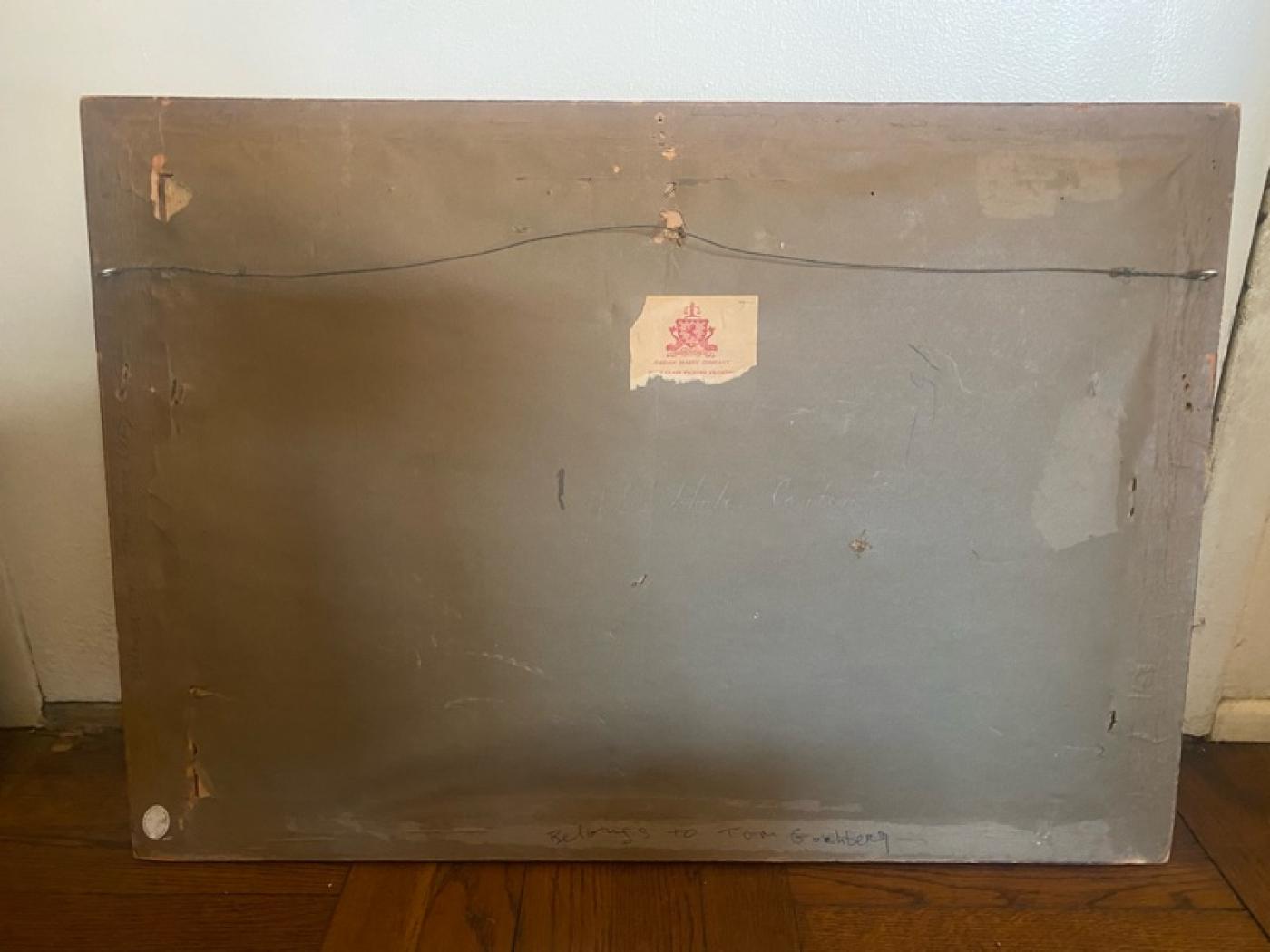 Augustus Morton Hely Smith - WATERCOLOR IN ORIGINAL ART NOUVEAU FRAME ...