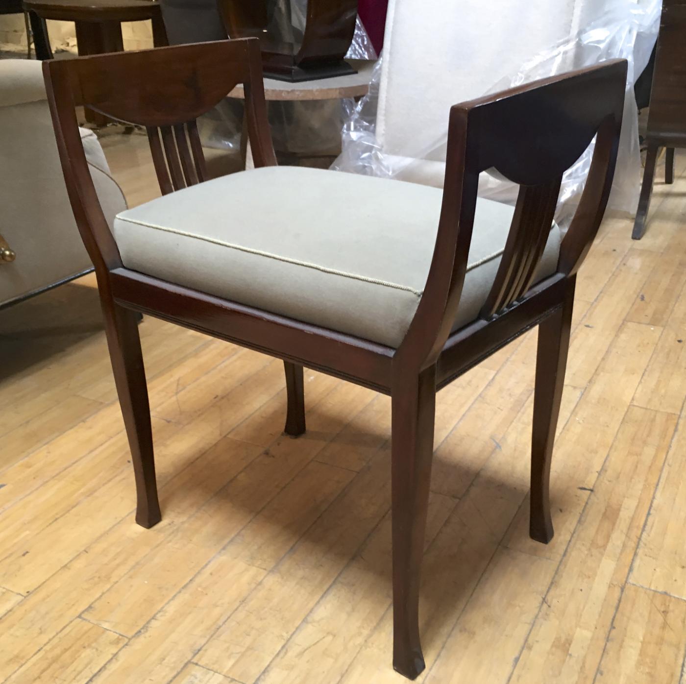 Austrian Harp Shaped Stool