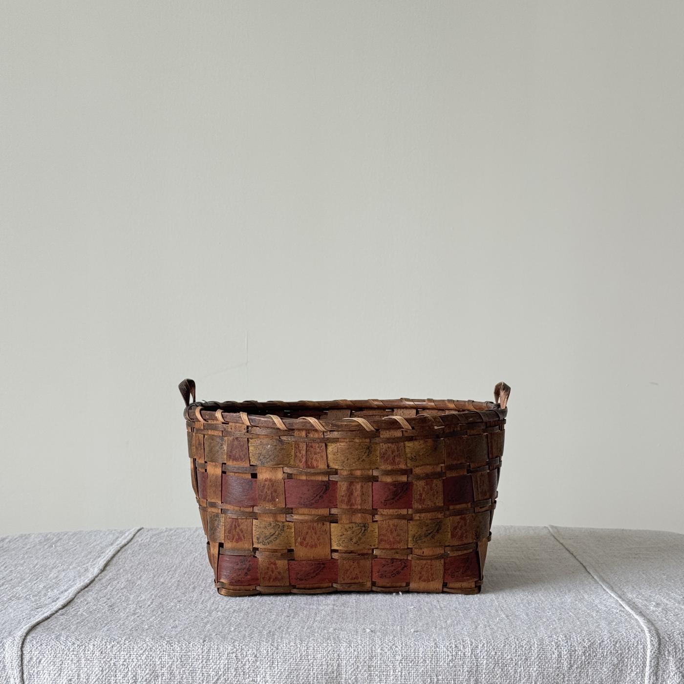 Basket, Native American, Northeastern Woodlands, mid 19th century