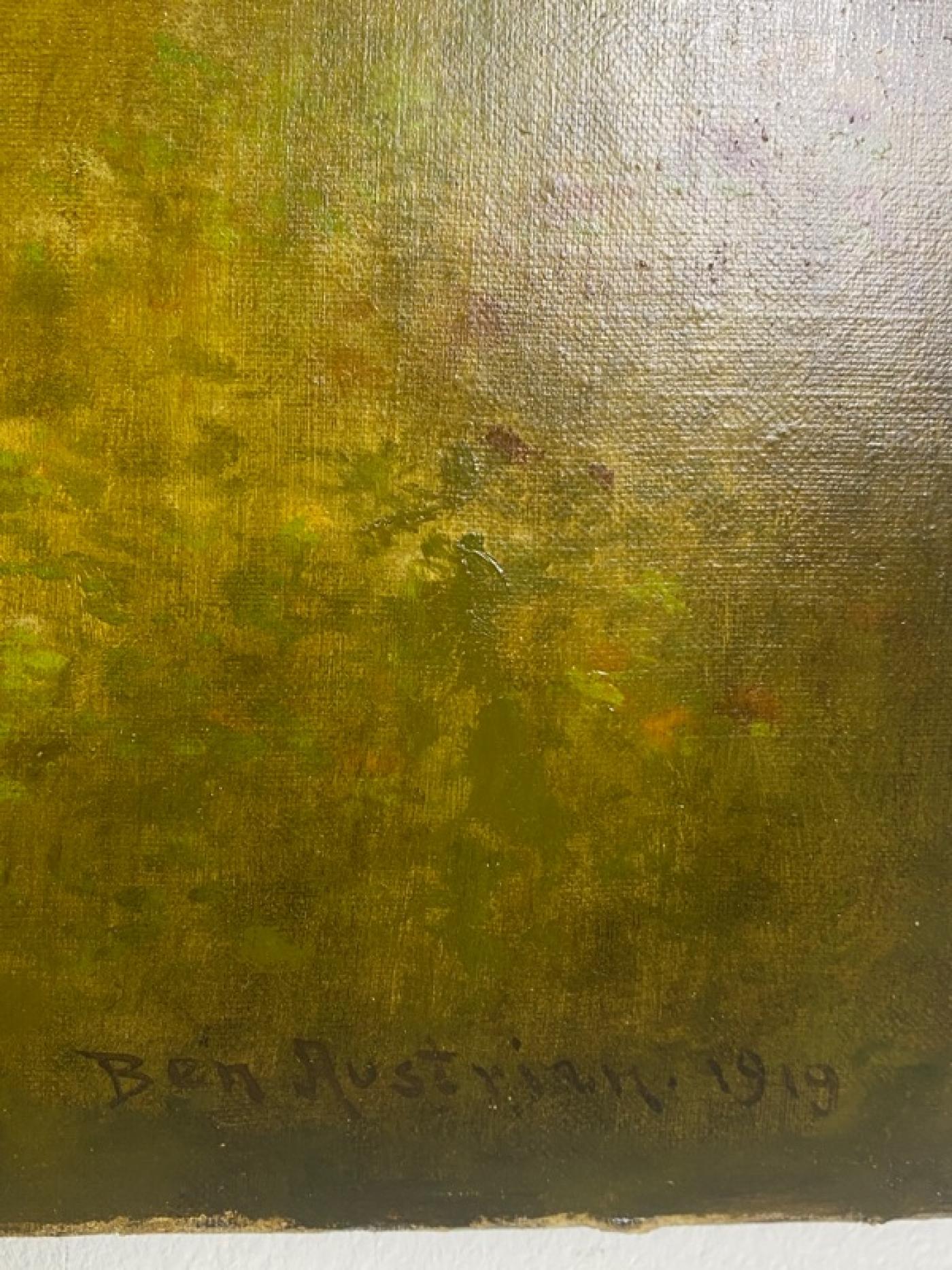 Ben Austrian - 'MY GOLDEN GLOW' LANDSCAPE PAINTING BY BEN AUSTRIAN IN ...